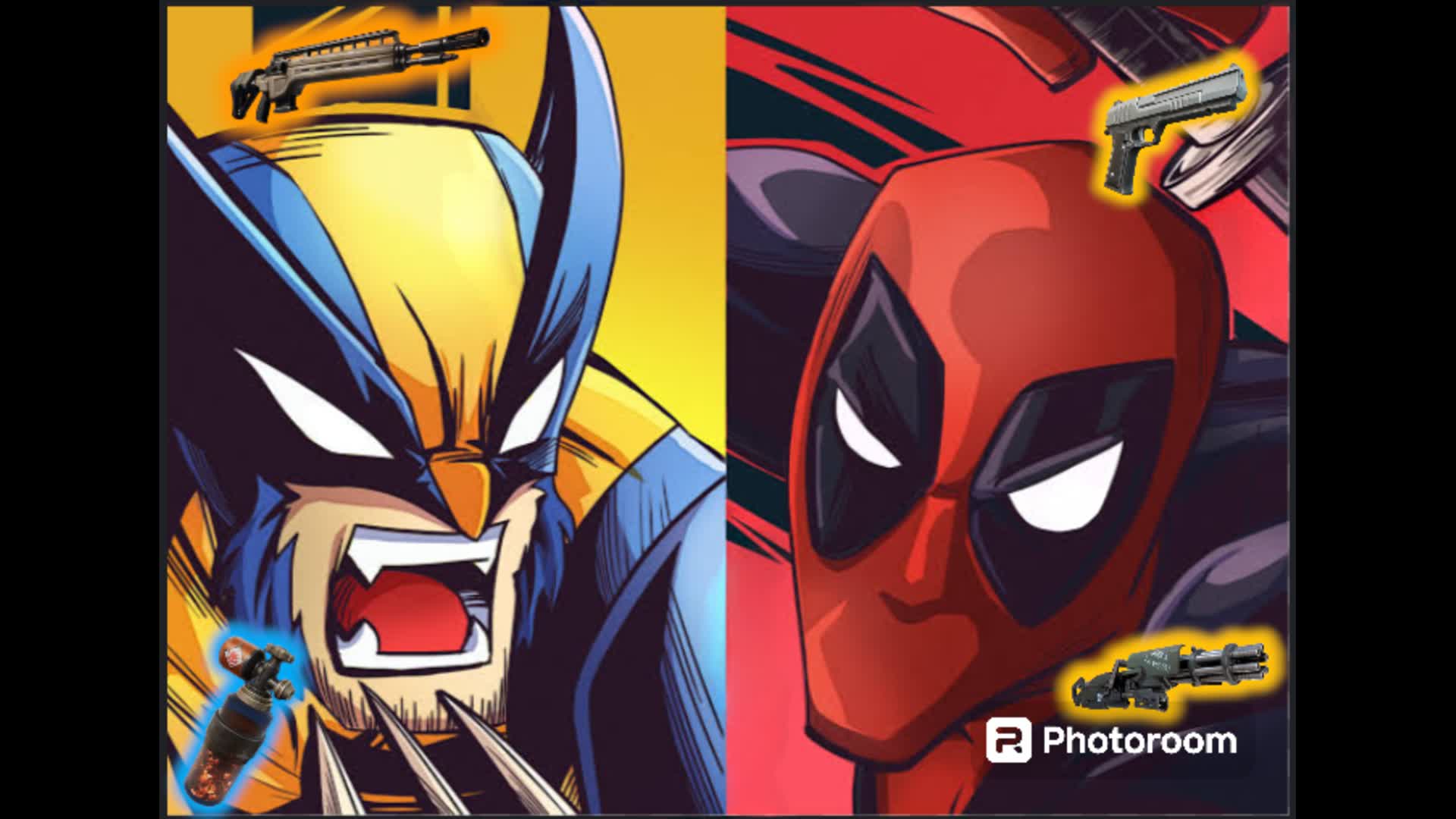 AIRPLANE ROYALE DEADPOOL VS WOLVERINE 0204-3948-7471 by diegoat88 ...