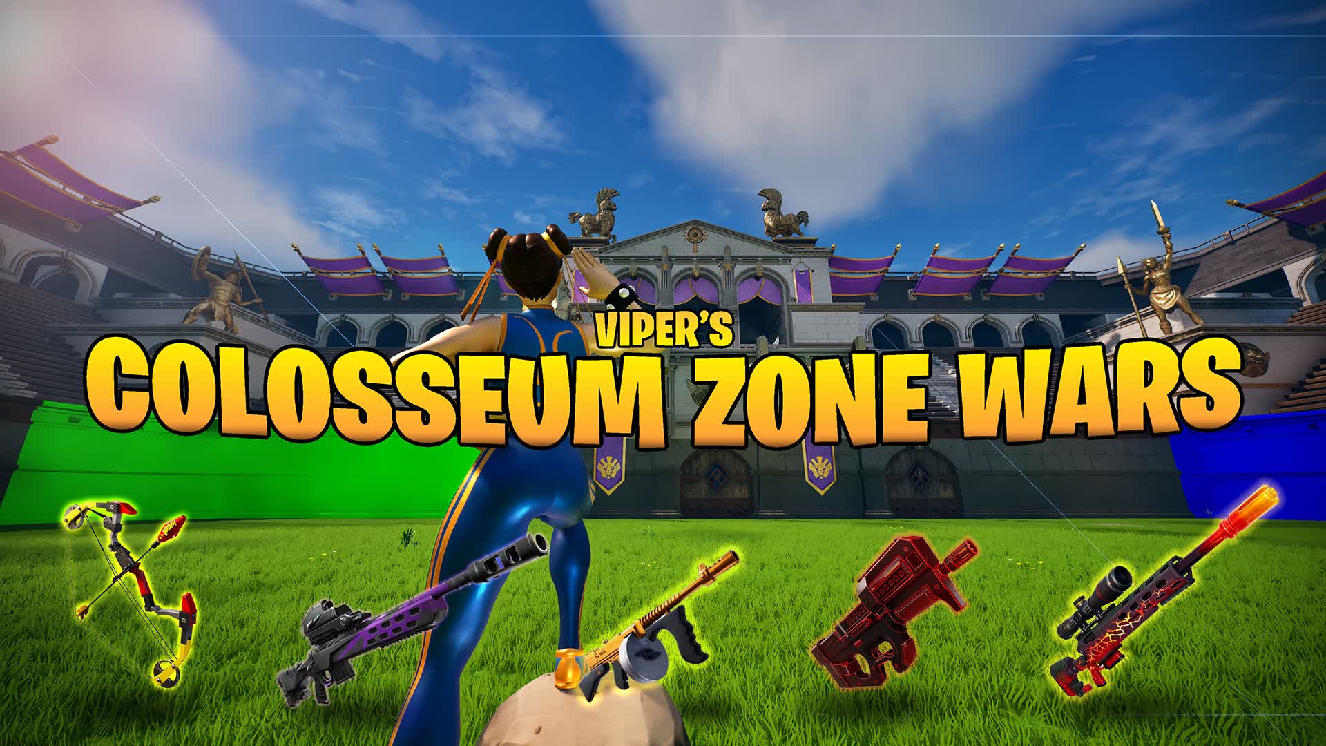 🆕COLOSSEUM ZONEWARS🌀 5672-5025-5126 by viper9 - Fortnite Creative Map ...