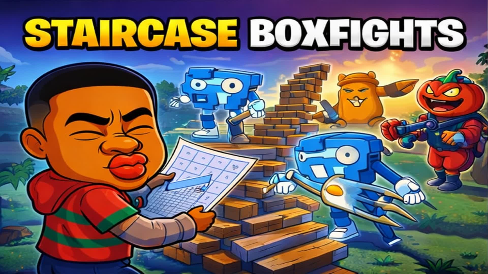📦 STAIRCASE BOXFIGHTS 📦 6411-9754-2294 by edian.fn - Fortnite