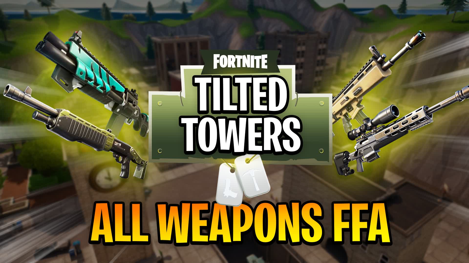 🌟OG TILTED TOWERS ALL WEAPONS FFA🔫 9415-3474-2781 من ابتكار fantum - Fortnite