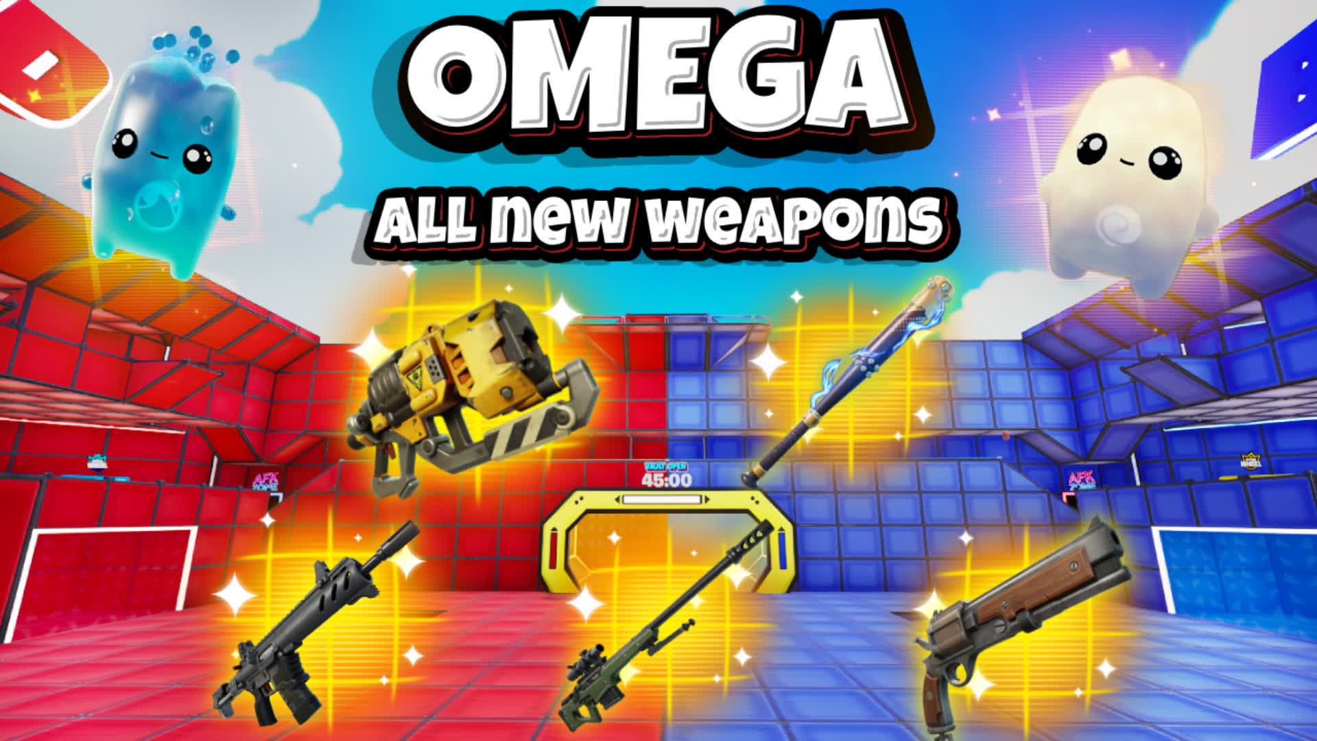 OMEGA RED VS BLUE 🔴🔵 3837-7511-5247 by ghostdumi - Fortnite Creative ...