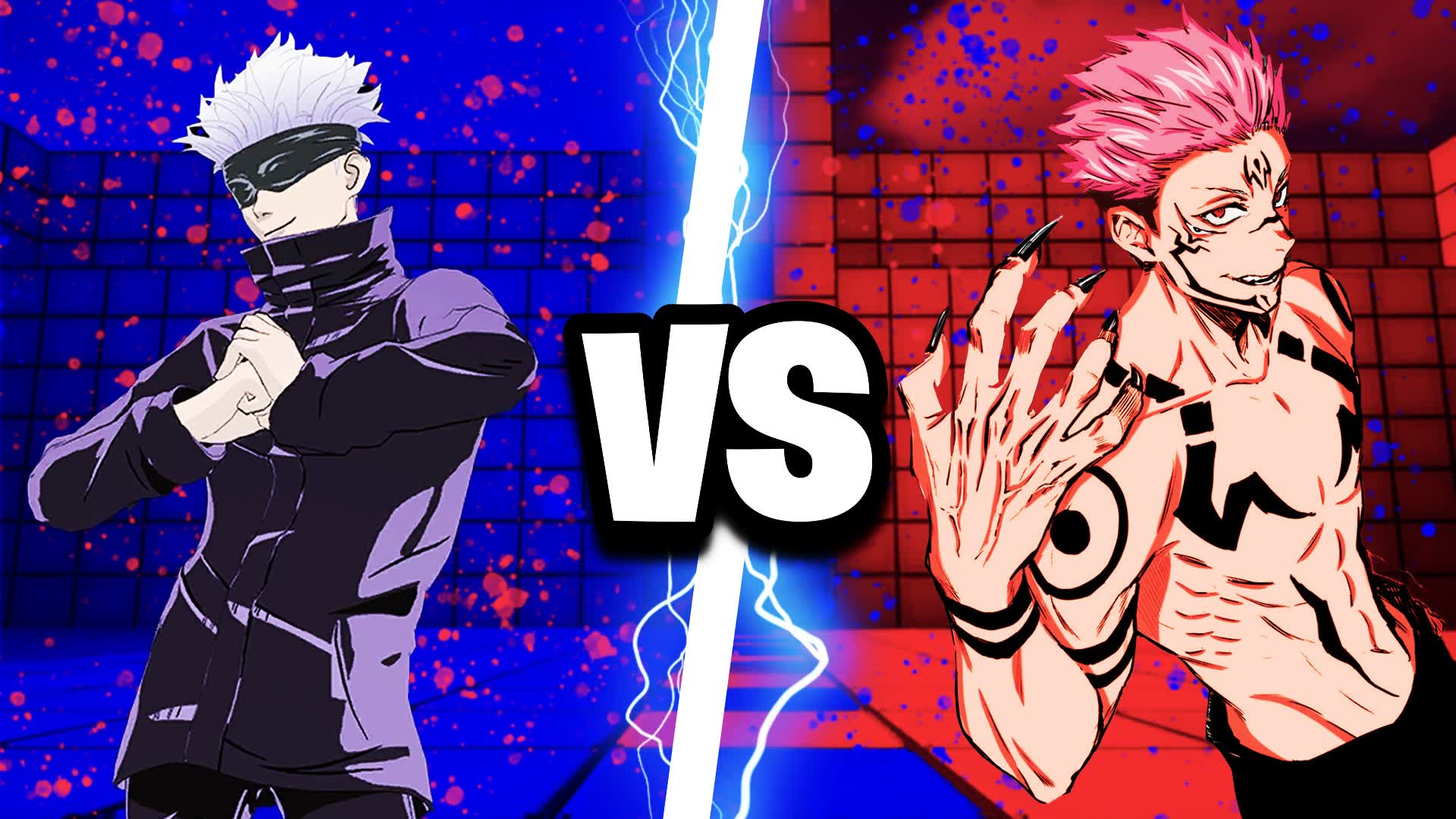 Sorcerer Showdown Gojo vs Sukuna🔴🔵 6852-6723-2031 by kler - Fortnite ...