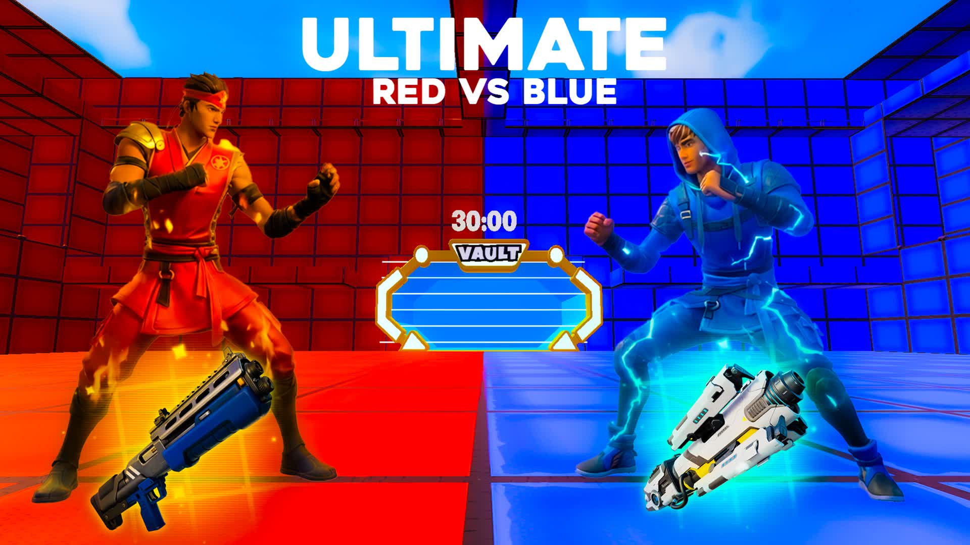 ULTIMATE RED vs BLUE ⚡ SHOWDOWN 4388-7855-3298, de 1dika - Fortnite