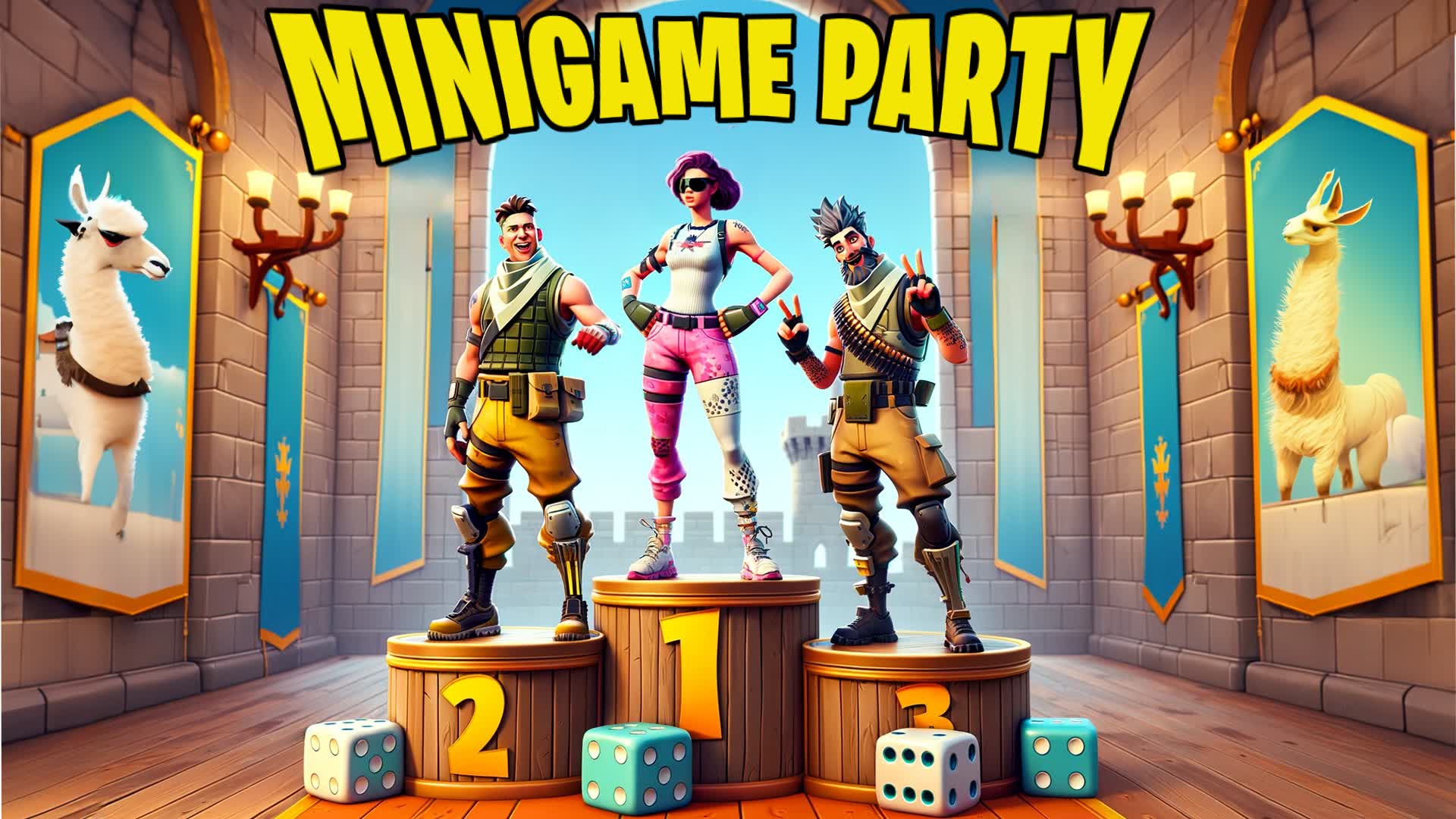 MINIGAME PARTY 3728-0819-0923 by taboo - Fortnite Creative Map Code - Fortnite.GG