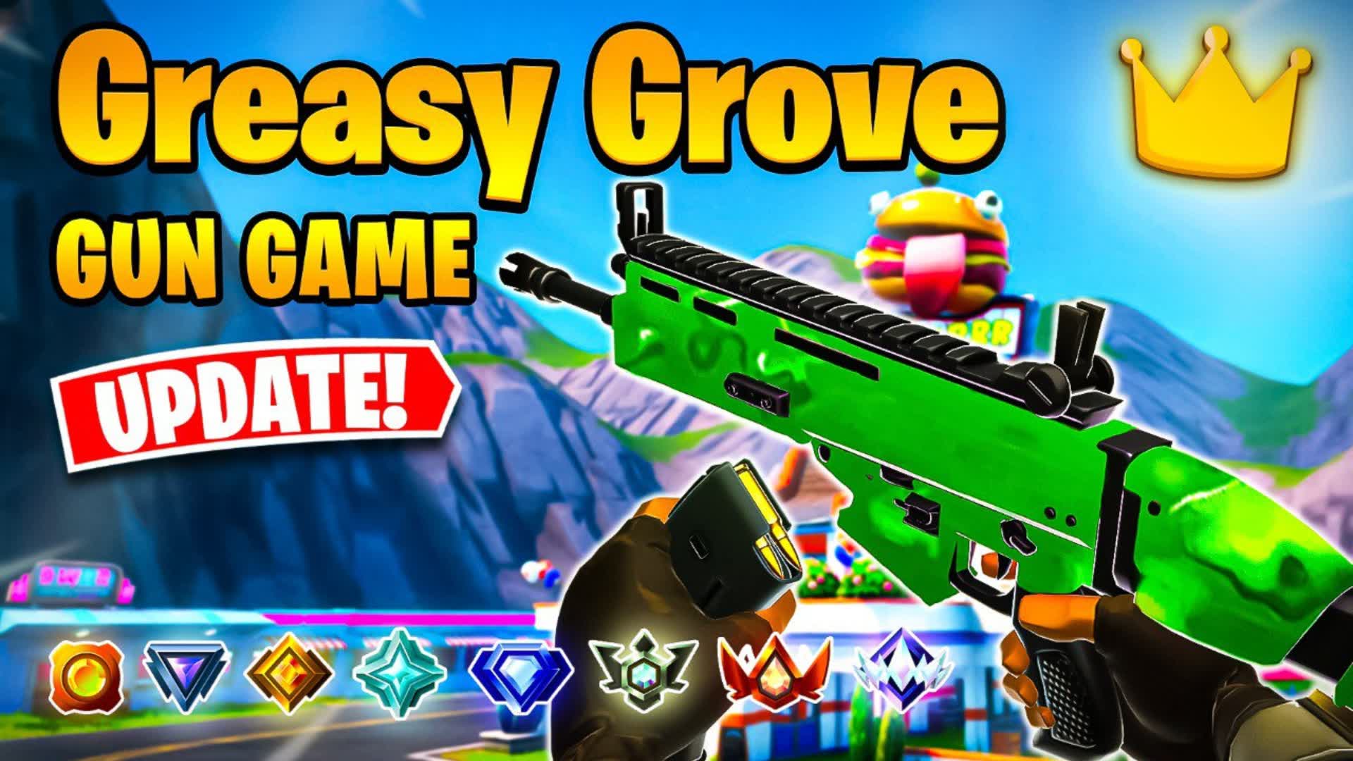 GUN GAME🎯ONE SHOT GREASE GROVE 7929-3108-5144 by mikoer - Fortnite ...