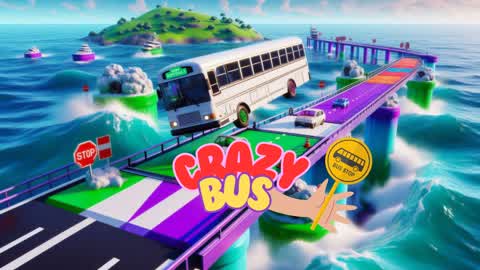 CRAZY BUS 4394-3340-2618 by rollax - Fortnite Creative Map Code ...