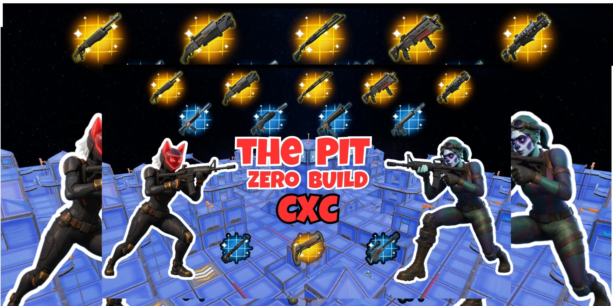 THE PIT ZERO BUILD CXC 3428-9734-8968 by cxc01 - Fortnite Creative Map ...
