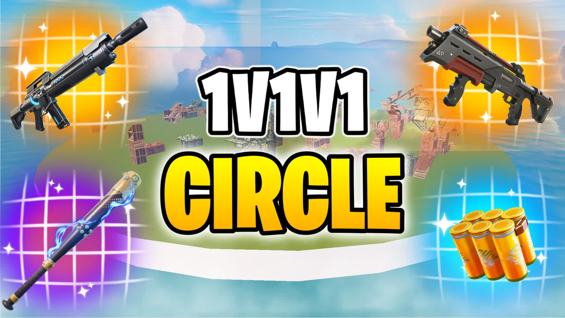 1v1v1 RELOAD⭕CIRCLE 1v1v1v1 1v2 2v1 Hero 9894-0412-0101 by vortexcreations - Fortnite Creative ...