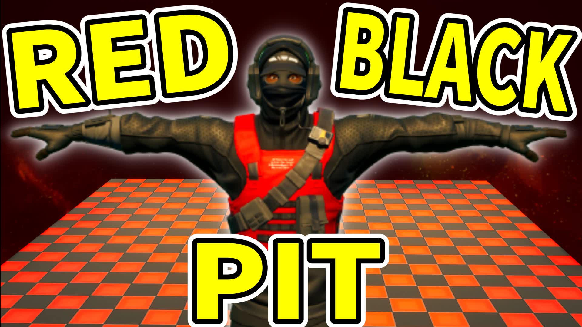 RED ＆ BLACK PIT (FFA) 7710-2230-3900 by shapo - Fortnite Creative Map ...