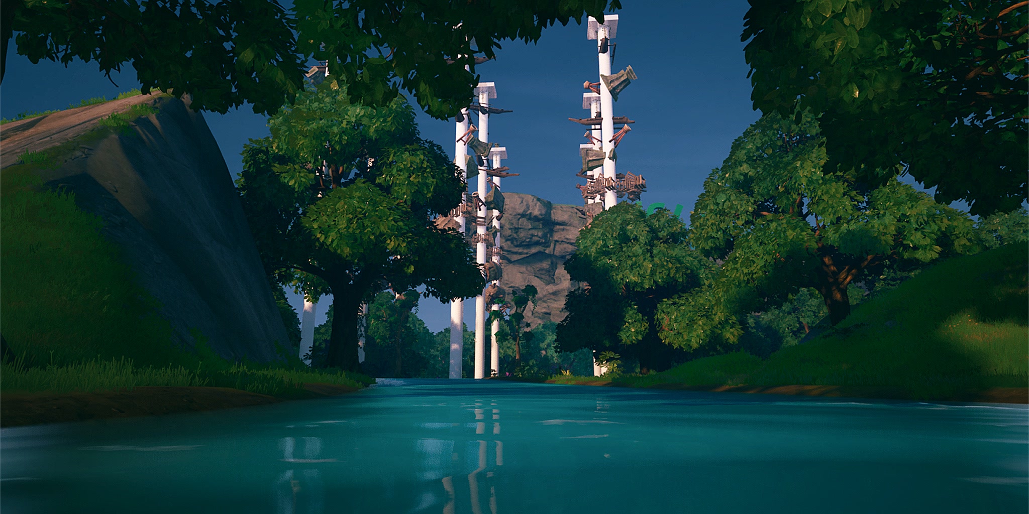 JUNGLE MAYHEM-PILLARS 4353-9555-4410 by reaper_0905 - Fortnite Creative ...