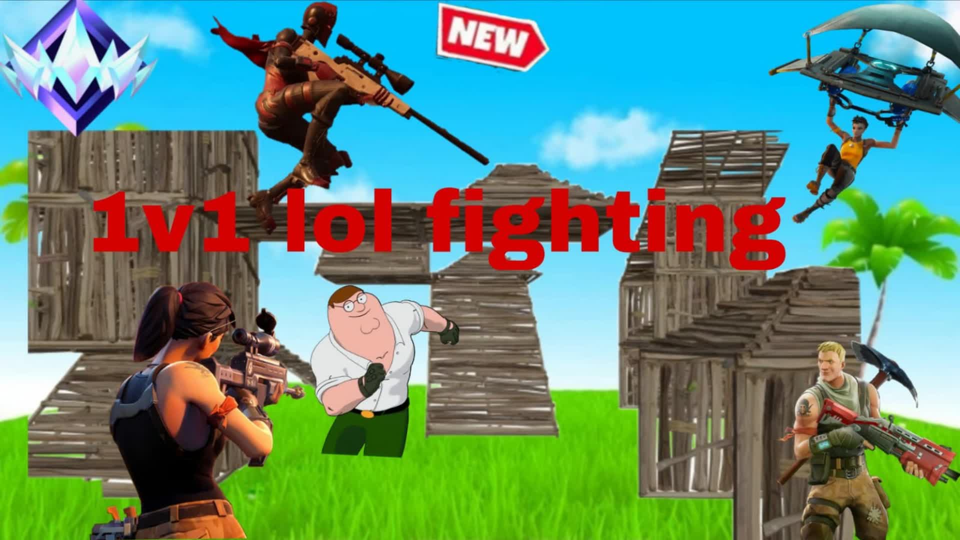 1v1 lol fighting 3403-3226-0911 by dk12 - Fortnite Creative Map Code ...