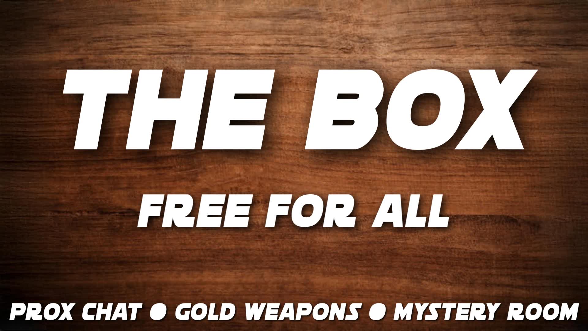 THE BOX FFA 0942-4580-8881 by xcor - Fortnite Creative Map Code ...