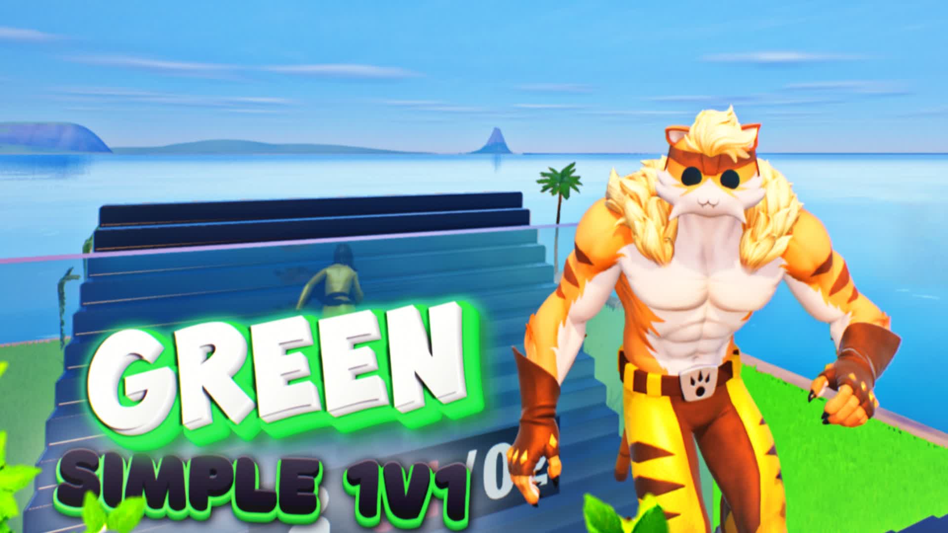 green simple 1v1 1.0 2977-1302-4175 by maskyt - Fortnite Creative Map ...