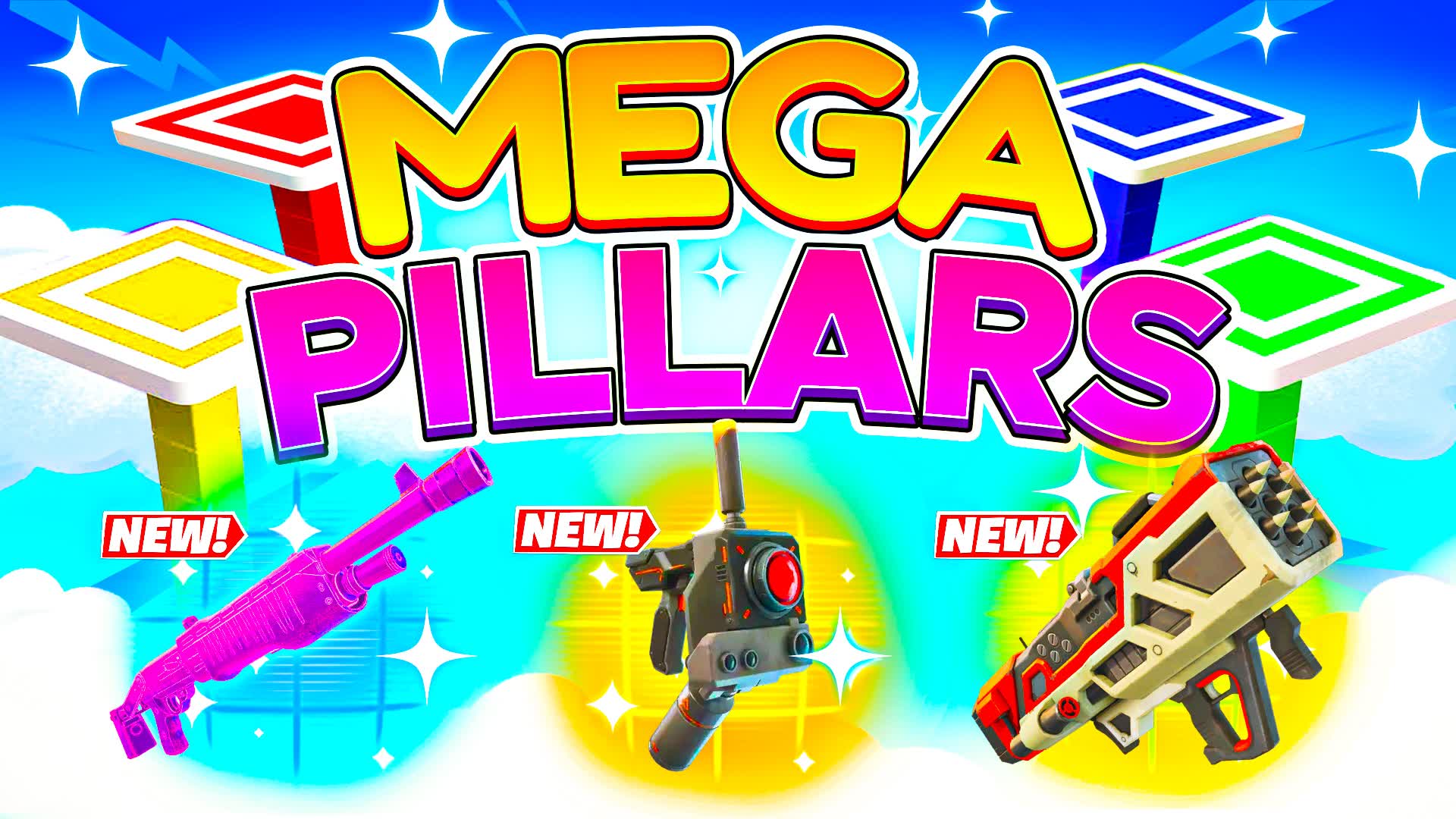 MEGA PILLARS 5242-9464-6214 by renanzo - Fortnite Creative Map Code - Fortnite.GG