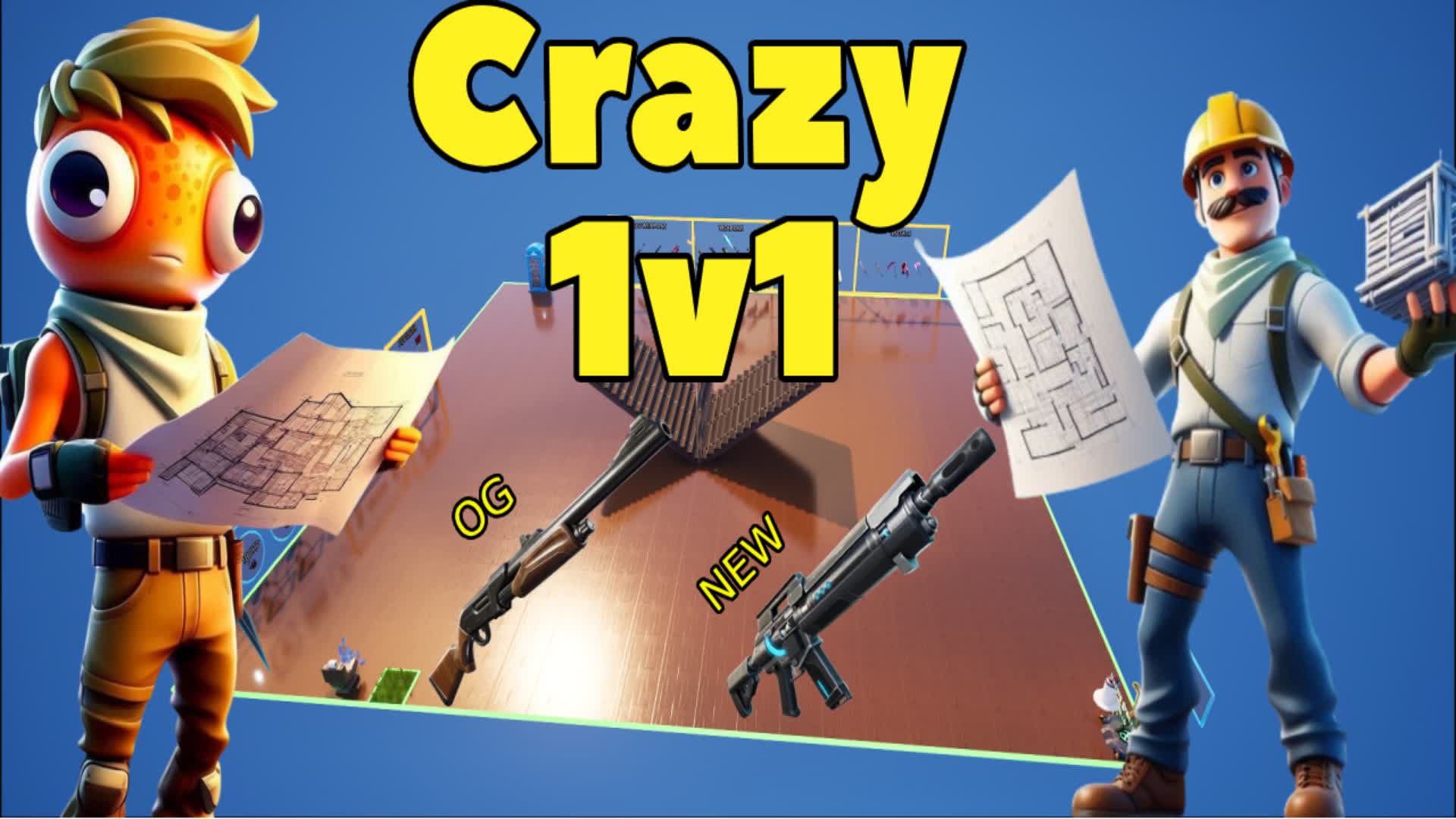 Crazy 1V1 2960-8857-3430 by madoxtv - Fortnite Creative Map Code ...