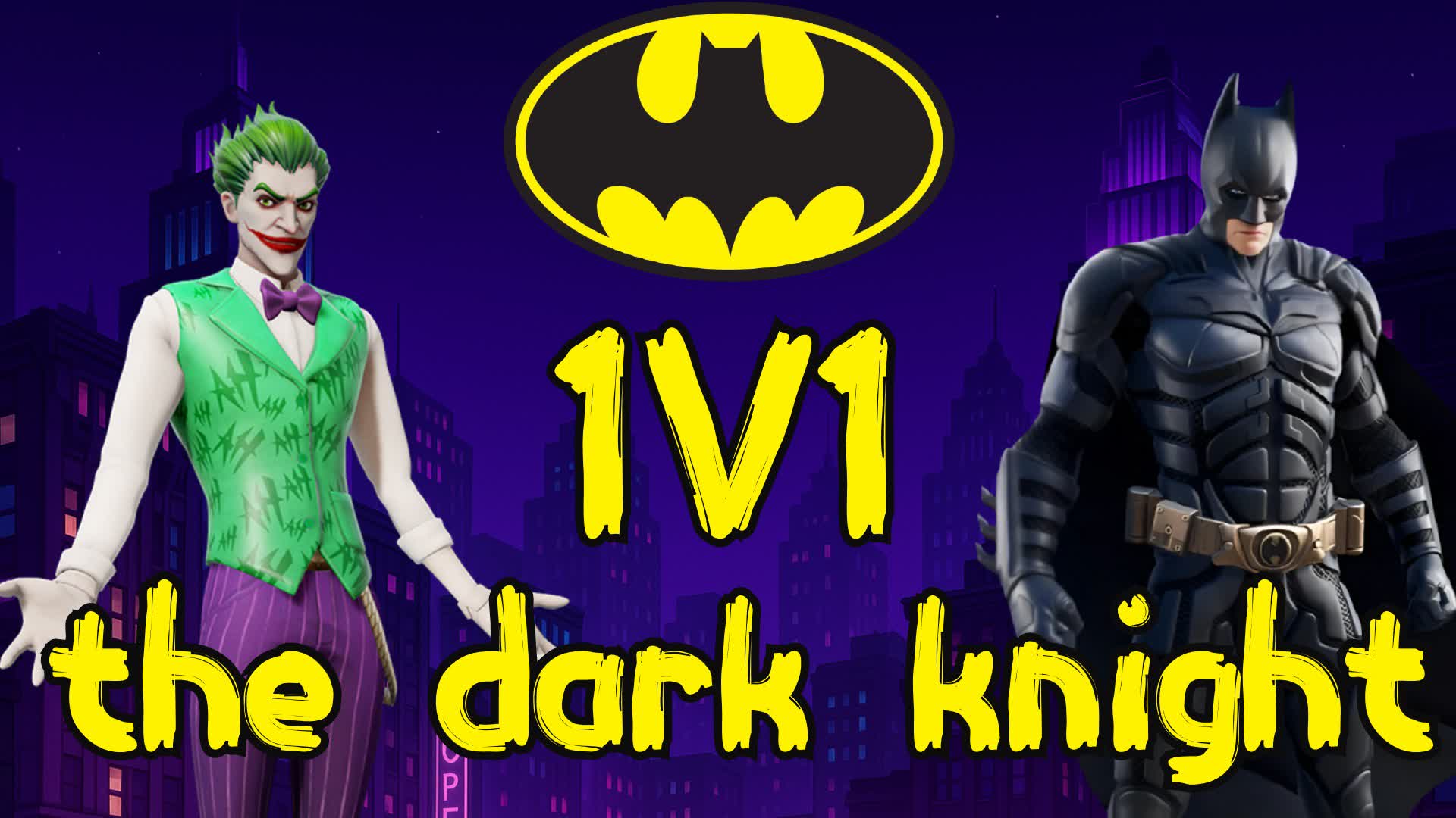1v1 the dark knight 3861-3689-1935 by batman_131313 - Fortnite Creative Map Code - Fortnite.GG