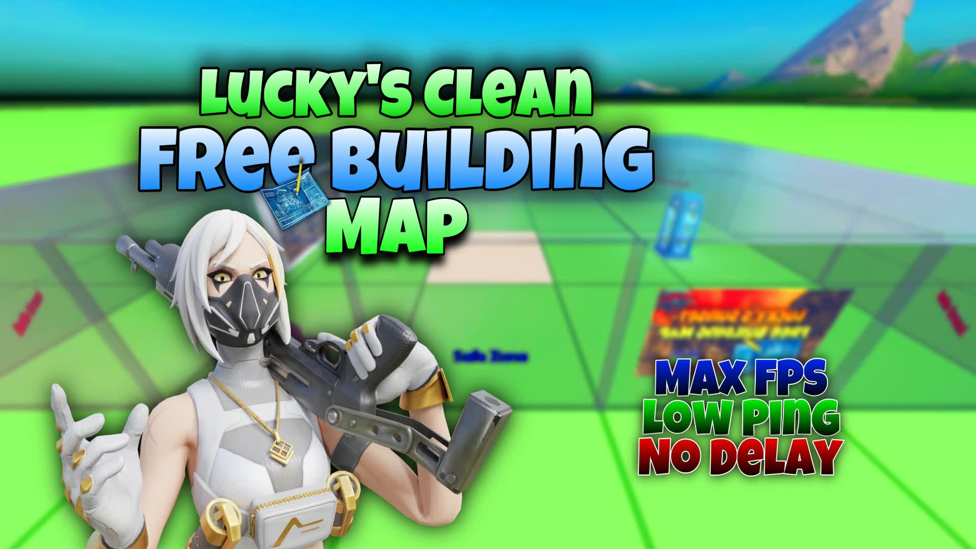 Lucky's Clean Free Building Map 0535-5454-6160 by rtclucky - Fortnite ...
