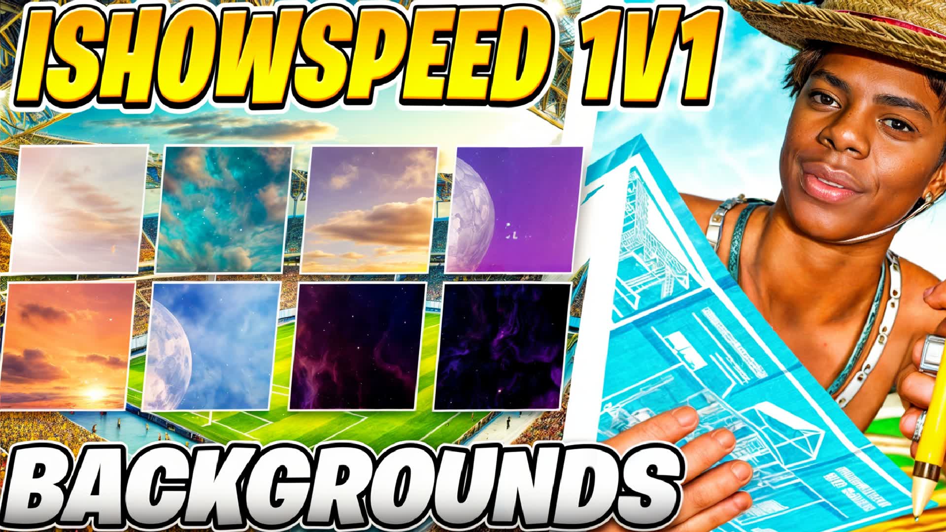 ⚡ISHOWSPEED 1V1⚡ 0187-0716-5318 by cacyr - Fortnite