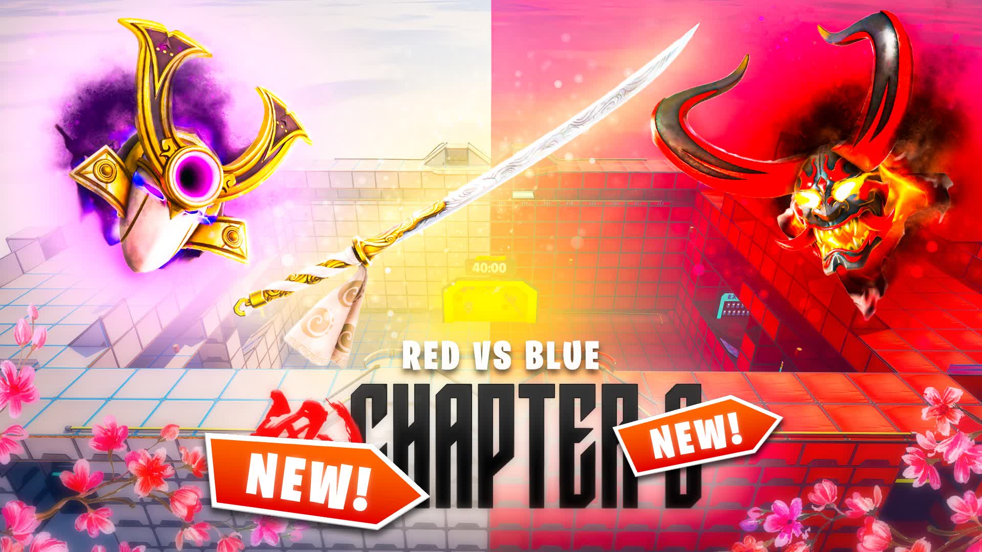 RED FIRE VS BLUE VOID 3806-3077-4390 by kaiiwax - Fortnite Creative Map ...