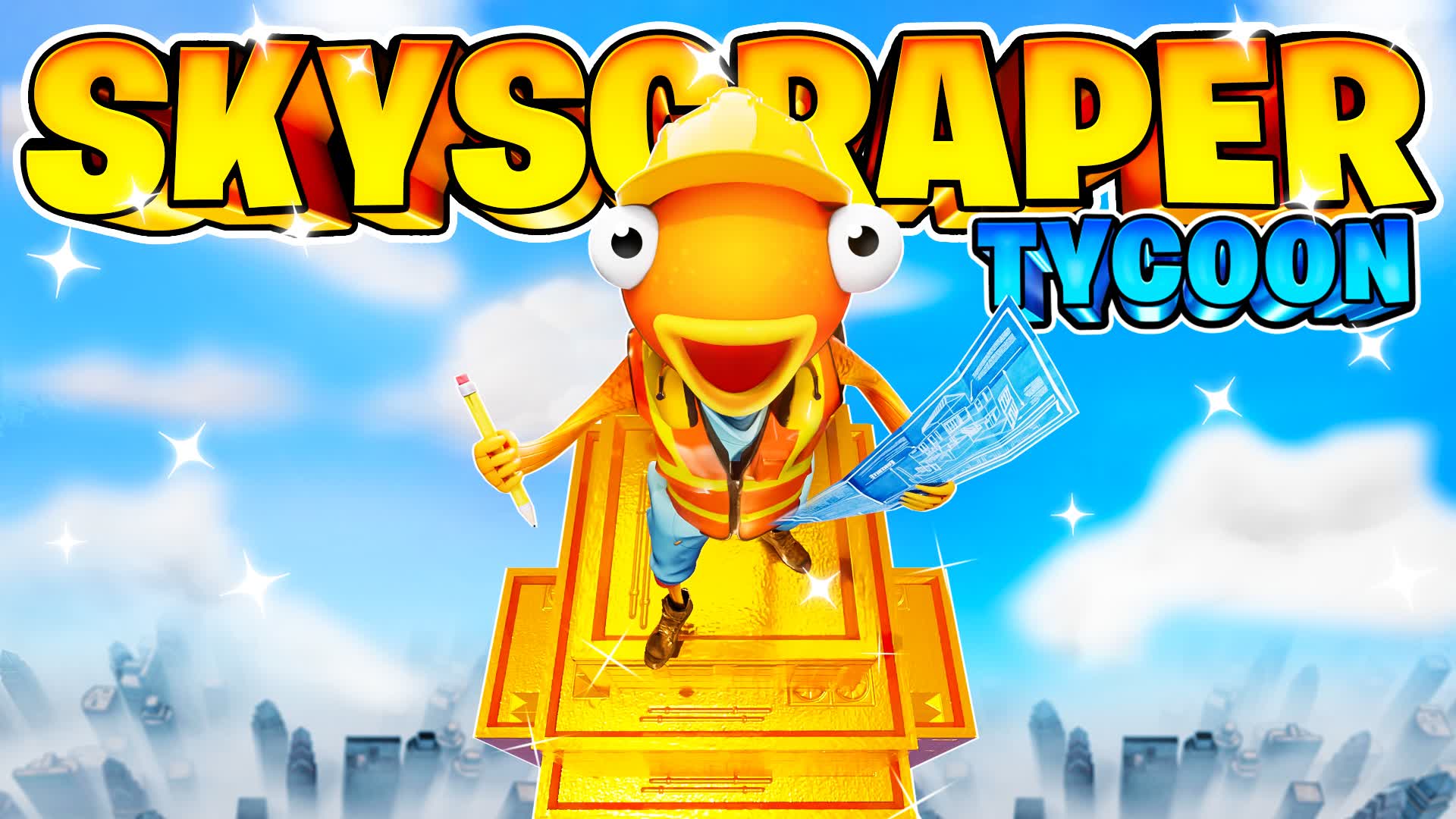 SKYSCRAPER TYCOON ☁️ 9221-5957-7838 by 3vikingsstudios - Fortnite Creative Map Code - Fortnite.GG