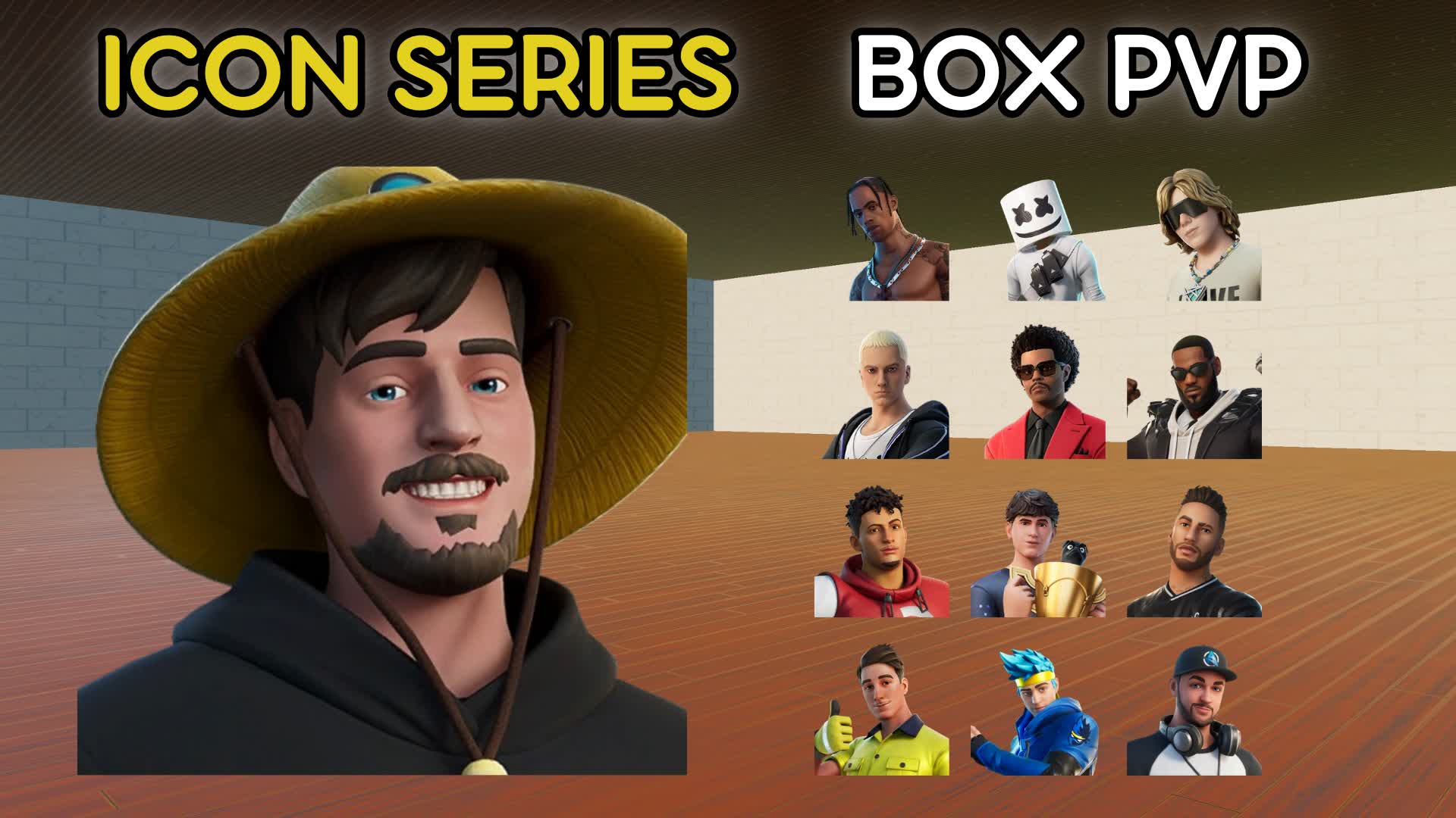 Icon Series Box PVP📦 6031-4320-2245 by polarguin - Fortnite Creative Map Code - Fortnite.GG