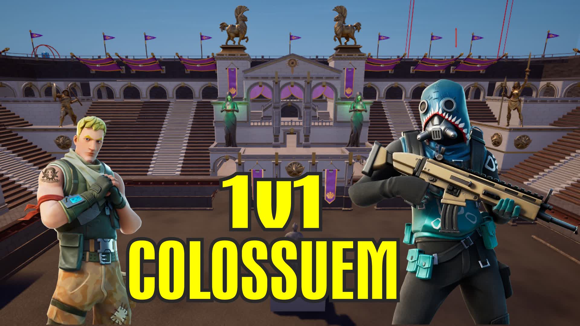 1v1 in the Colosseum 6220-7679-7847 by yowie - Fortnite Creative Map ...