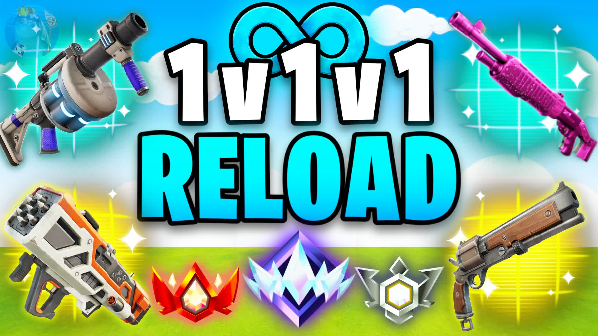 1V1V1 RELOAD RANKED - FFA PRO 2v2 3v3 1323-5016-5115 by delfincraft ...