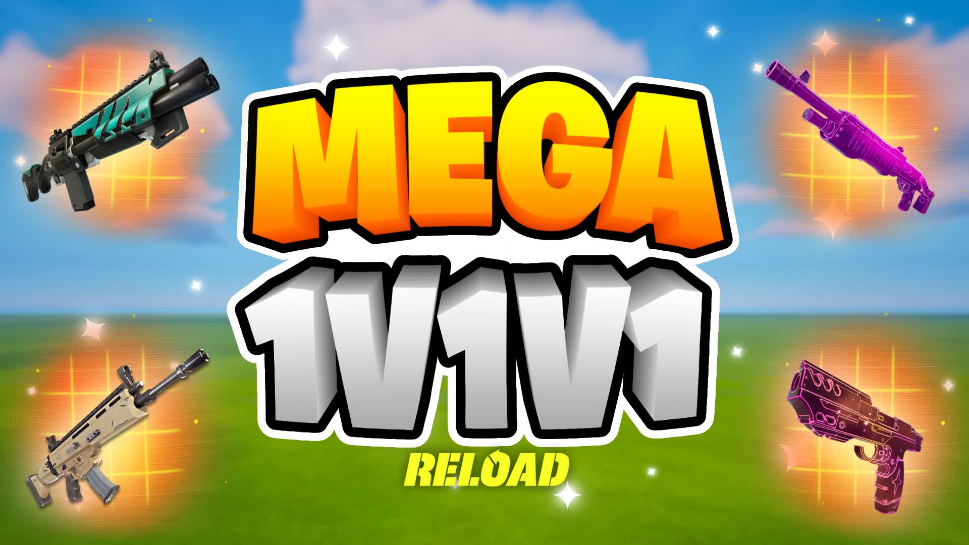 MEGA RELOAD 1V1V1 1666-6476-8368 by fugas - Fortnite Creative Map Code - Fortnite.GG