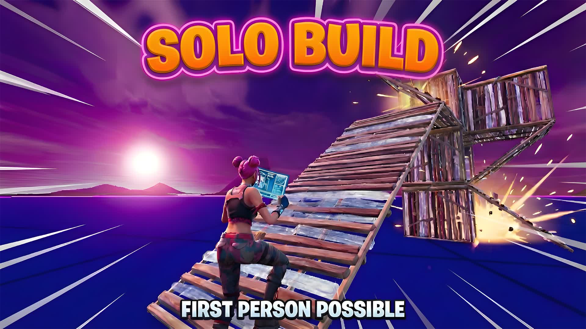 FREE SOLO BUILD | FIRST PERSON 0783-4863-4149 by fflux - Fortnite ...