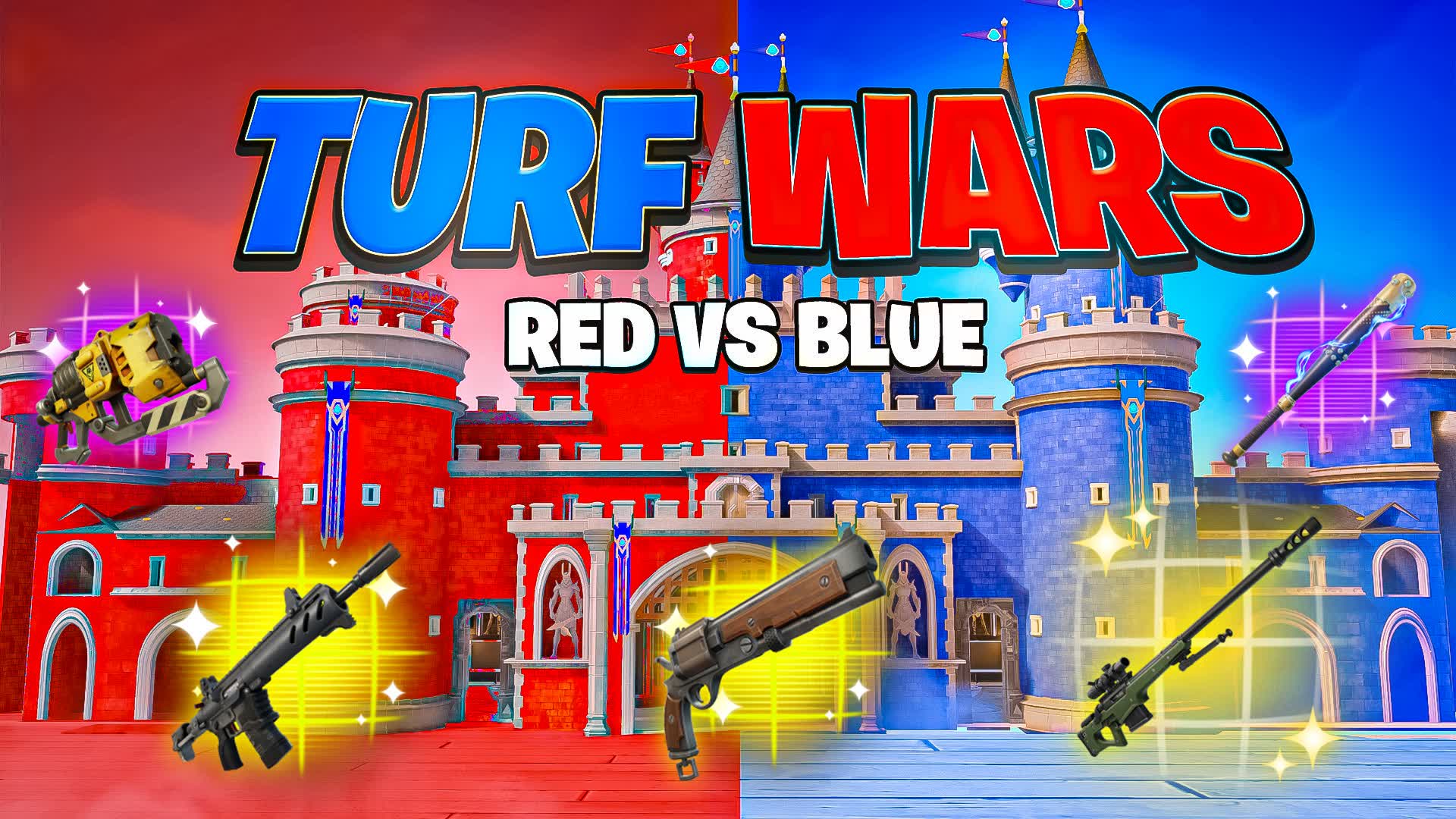 TURF WARS |🔴RED VS BLUE🔵 4494-1507-1736 by soboi - Fortnite Creative ...