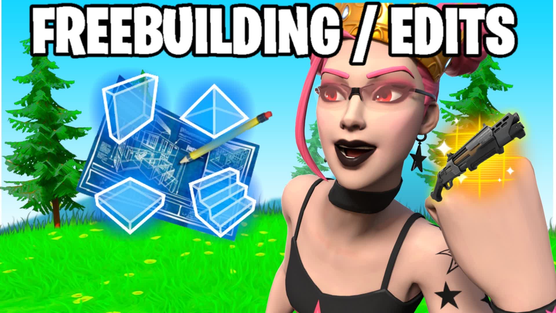 FREEBUILDING PRO MAP🎮 8437-2738-6659 by 7thunderz - Fortnite