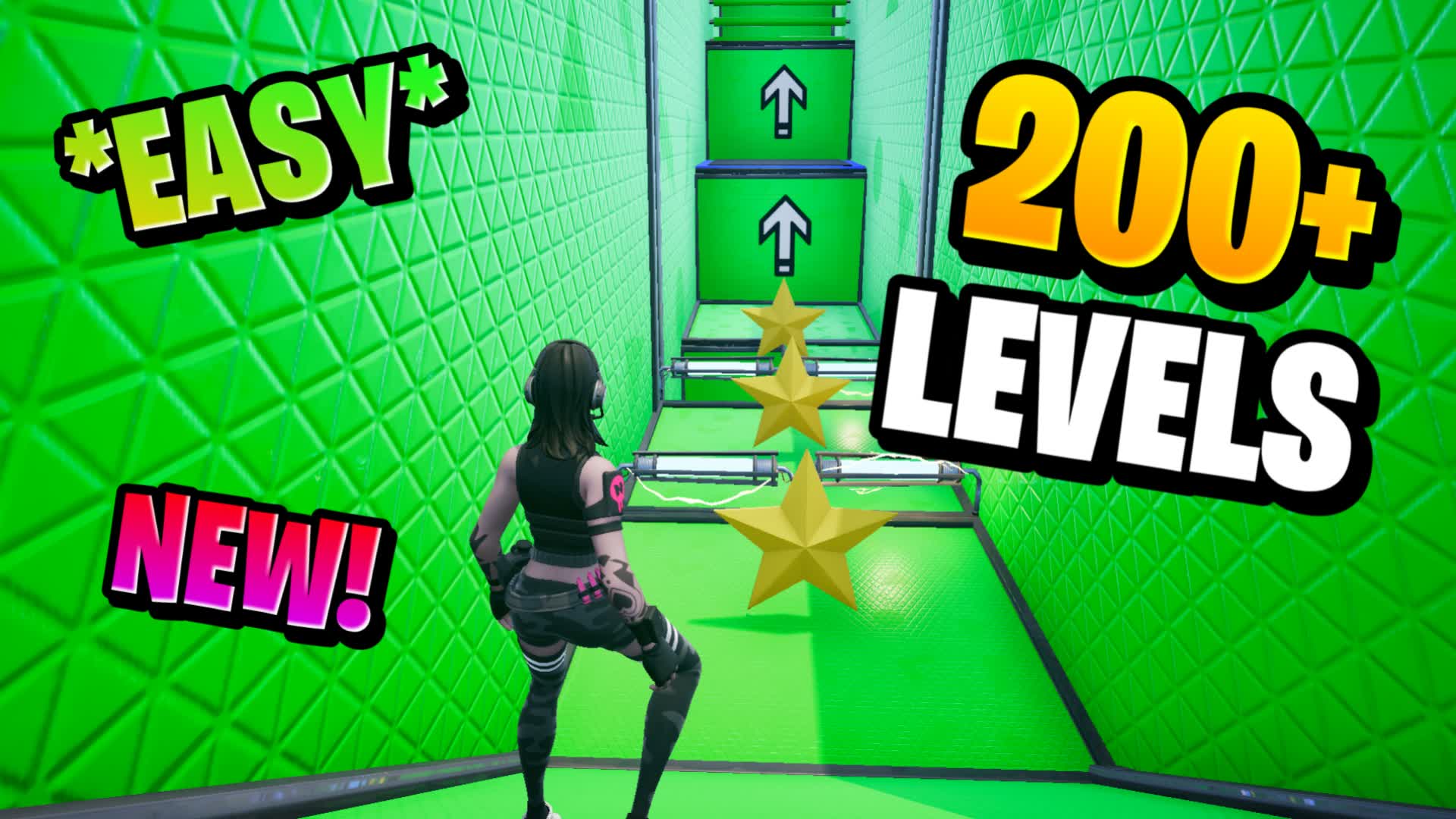 EASY PARKOUR 200+ LEVELS 5683-6436-4962 by bubz - Fortnite Creative Map Code - Fortnite.GG