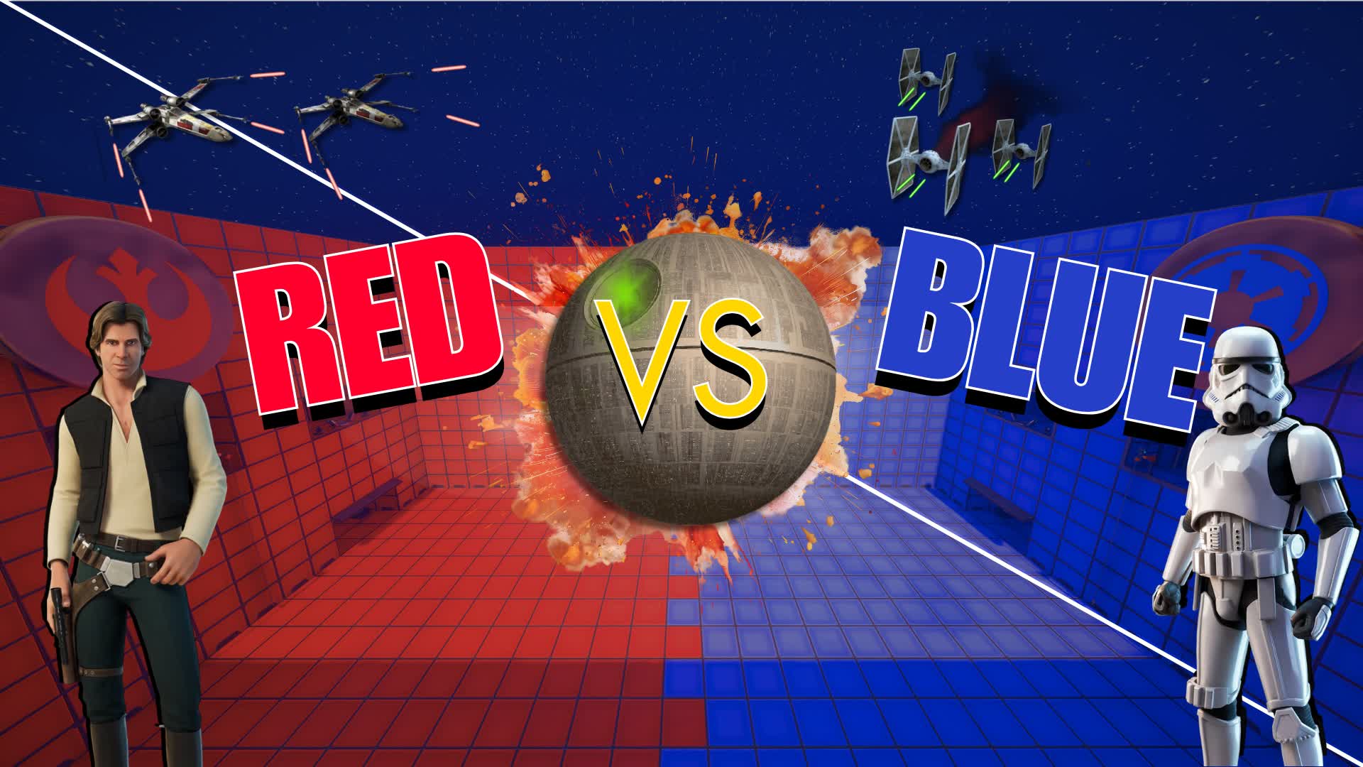 🔴RED VS BLUE🔵 - EMPIRE VS REBELS 2800-1017-6715 by son-of-raceface ...