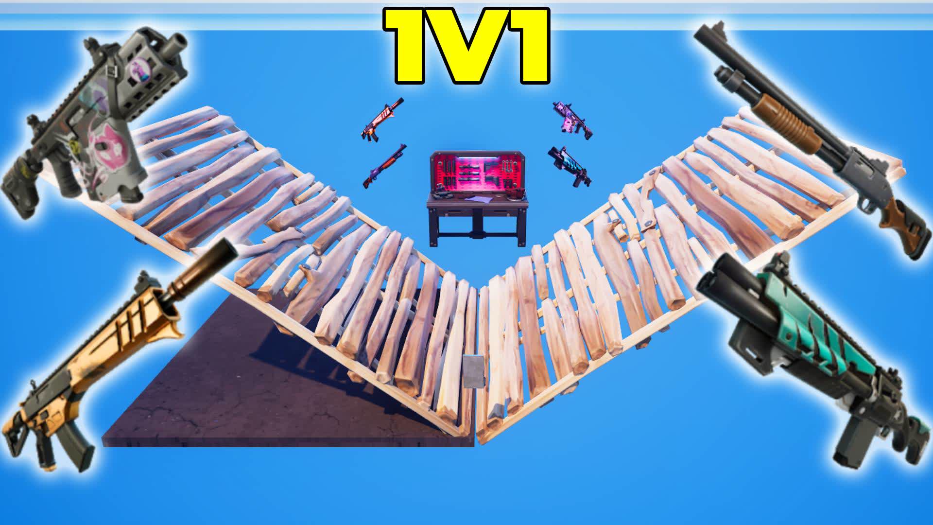 1v1 NEW GUNS (ONLY) 0 9854-6059-3333 by studshimself - Fortnite Creative Map Code - Fortnite.GG