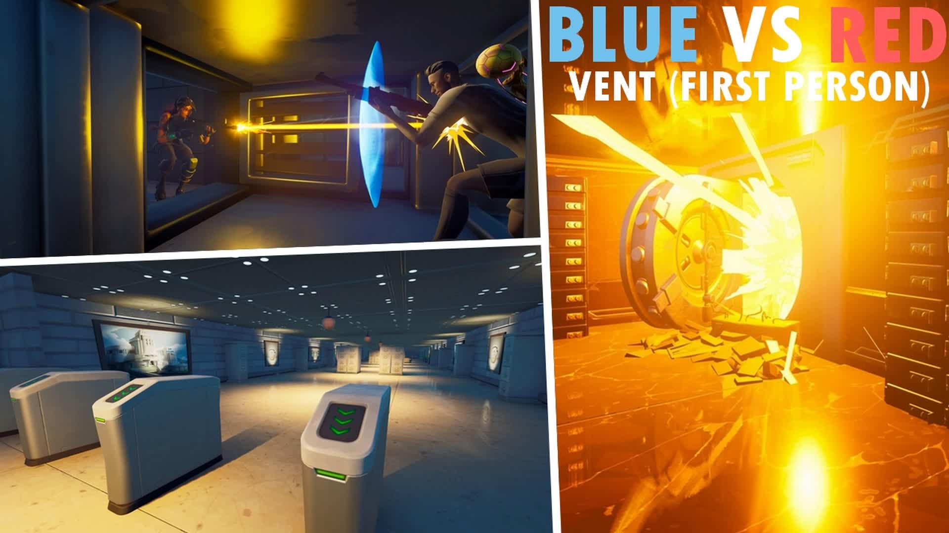🔵BLUE VS RED🔴 VENT 👀FIRST PERSON 💯 0532-3462-3627 by jalf - Fortnite ...