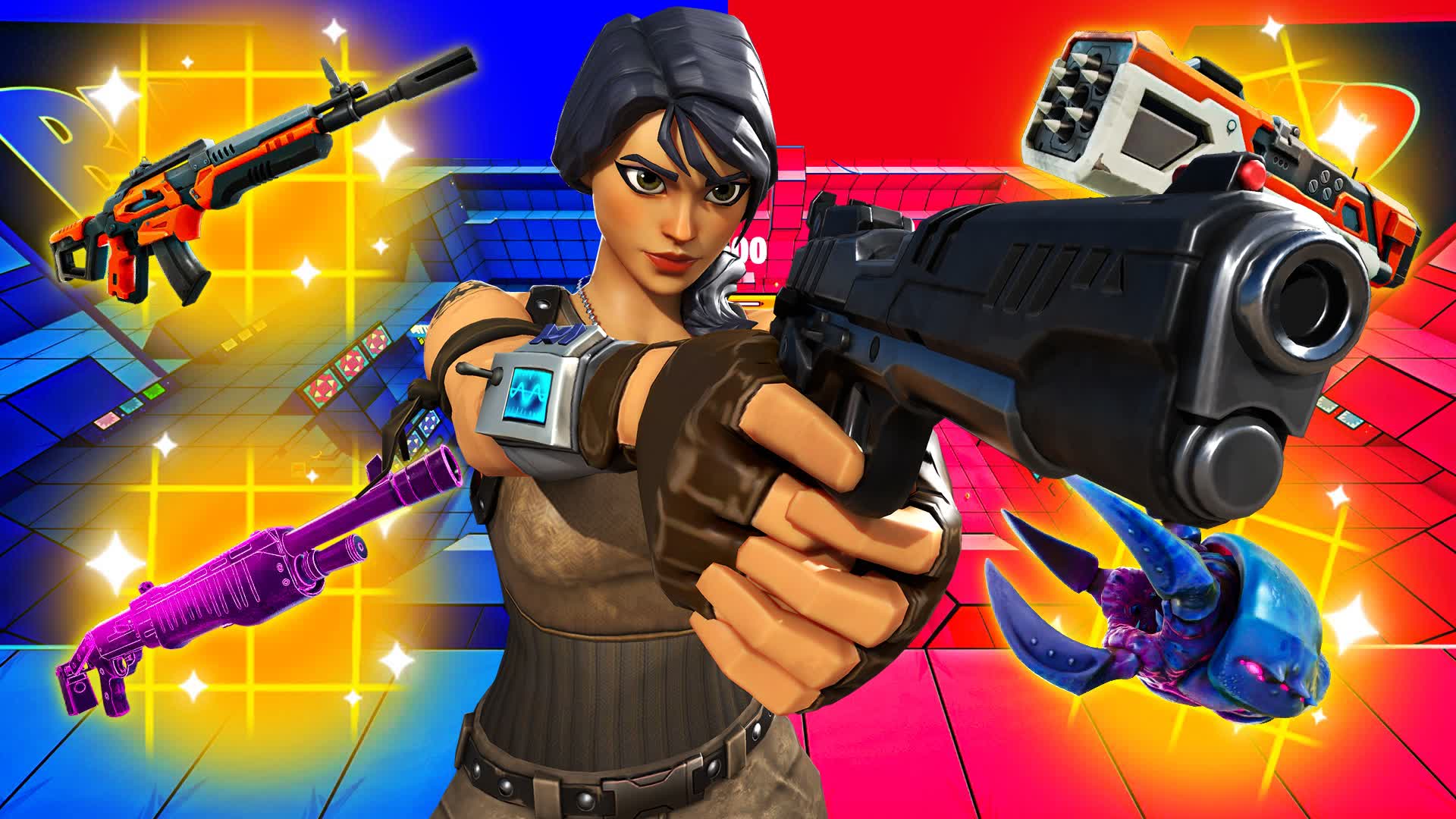 LION RED VS BLUE 🔴🔵 5129-5902-7492 by scsc - Fortnite