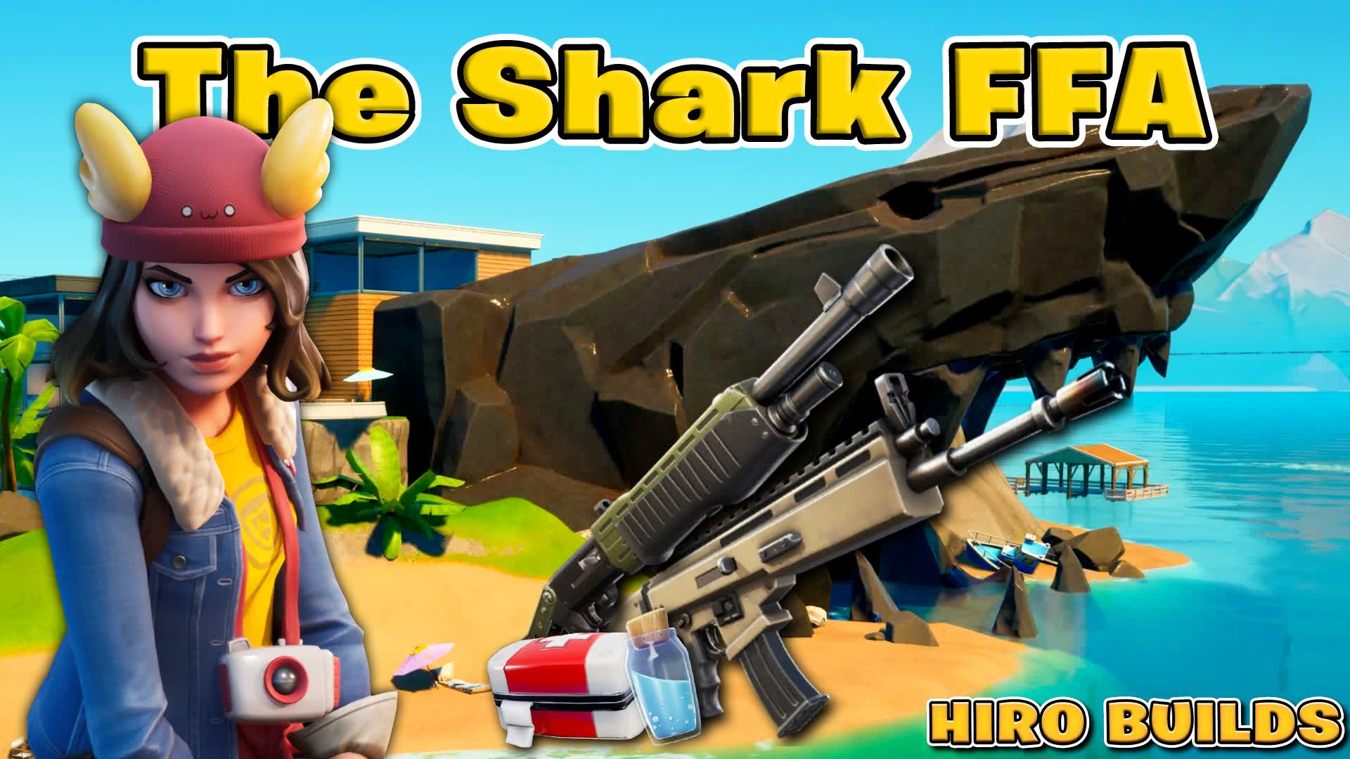 The Shark FFA 3937-4379-3032 by hiro1 - Fortnite Creative Map Code ...