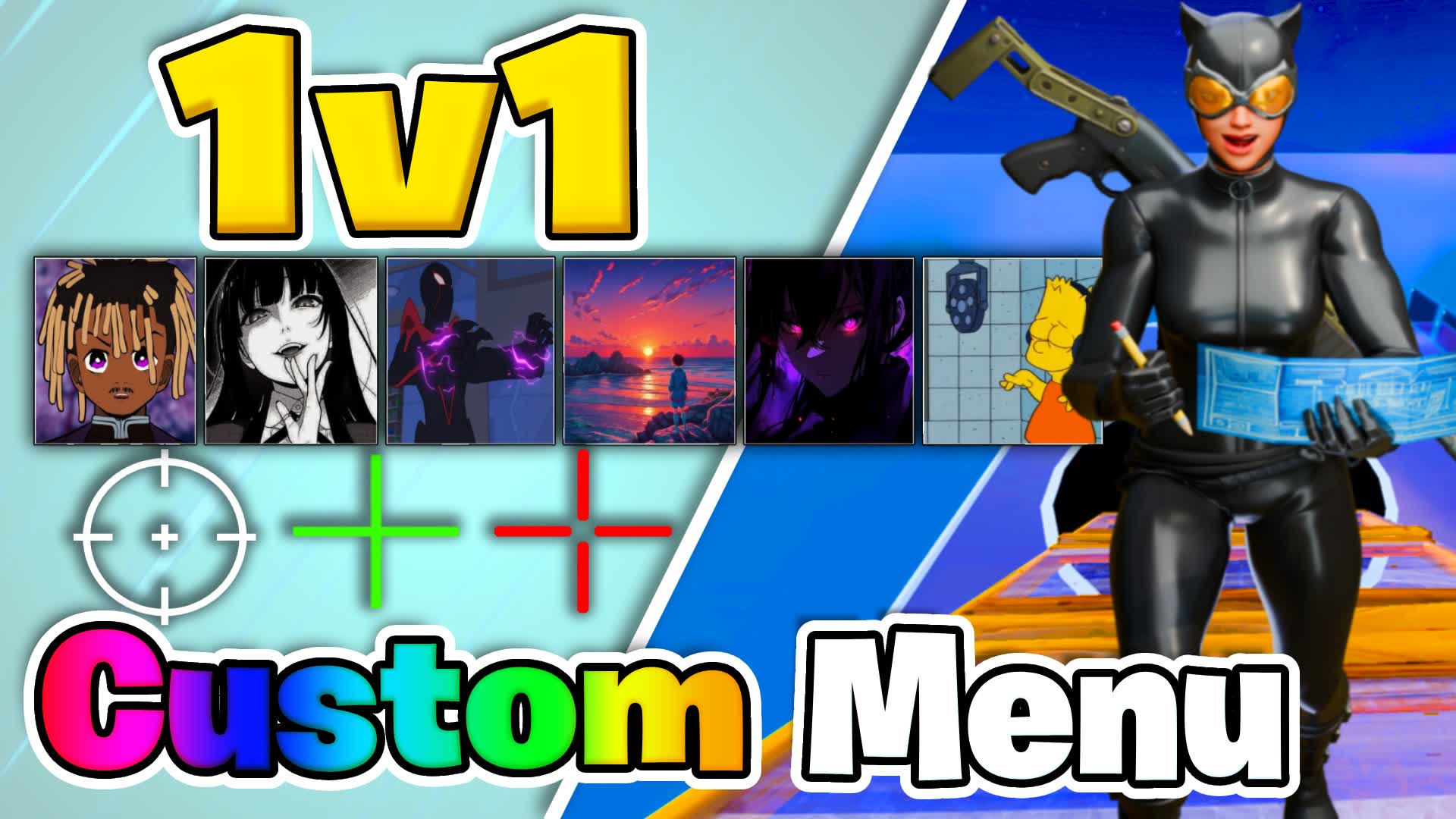 1v1 Custom Menu 7125-1660-6789 by half1 - Fortnite Creative Map Code ...