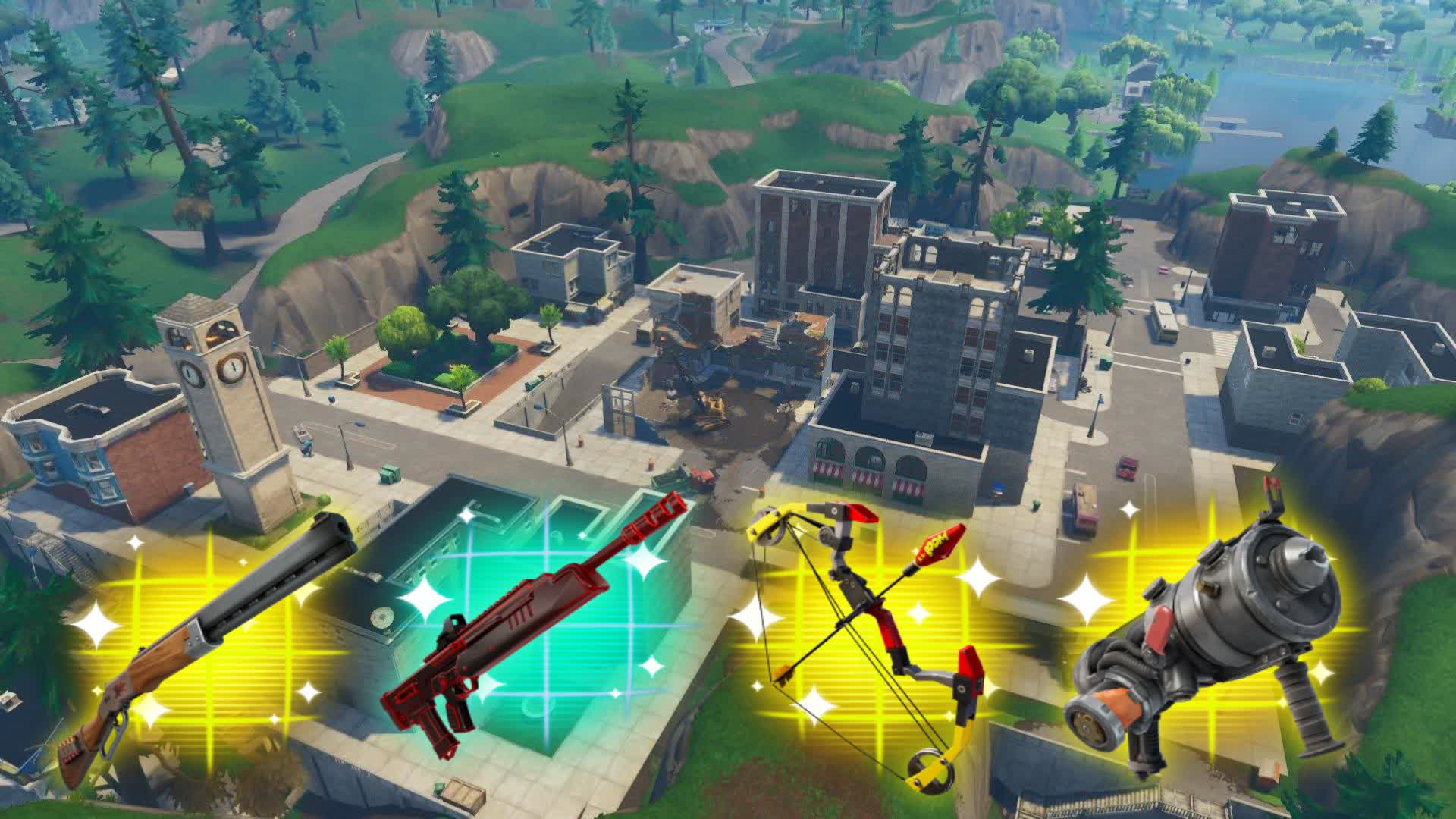 💣 Only Explosive Guns Tilted Towers 🔥 9969-0837-0528 by ironydev23 - Fortnite Creative Map Code ...
