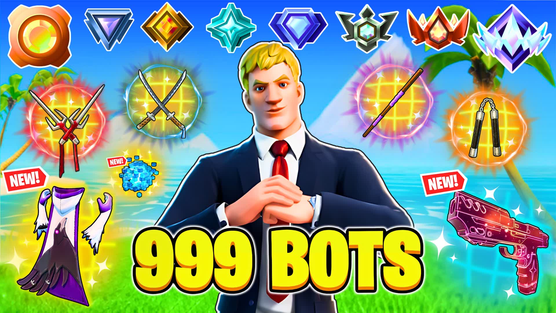 999 BOTS ⭐ TMNT 🔫 ALL GUNS 🎯 FFA 2832-1102-6312 by ludem - Fortnite ...