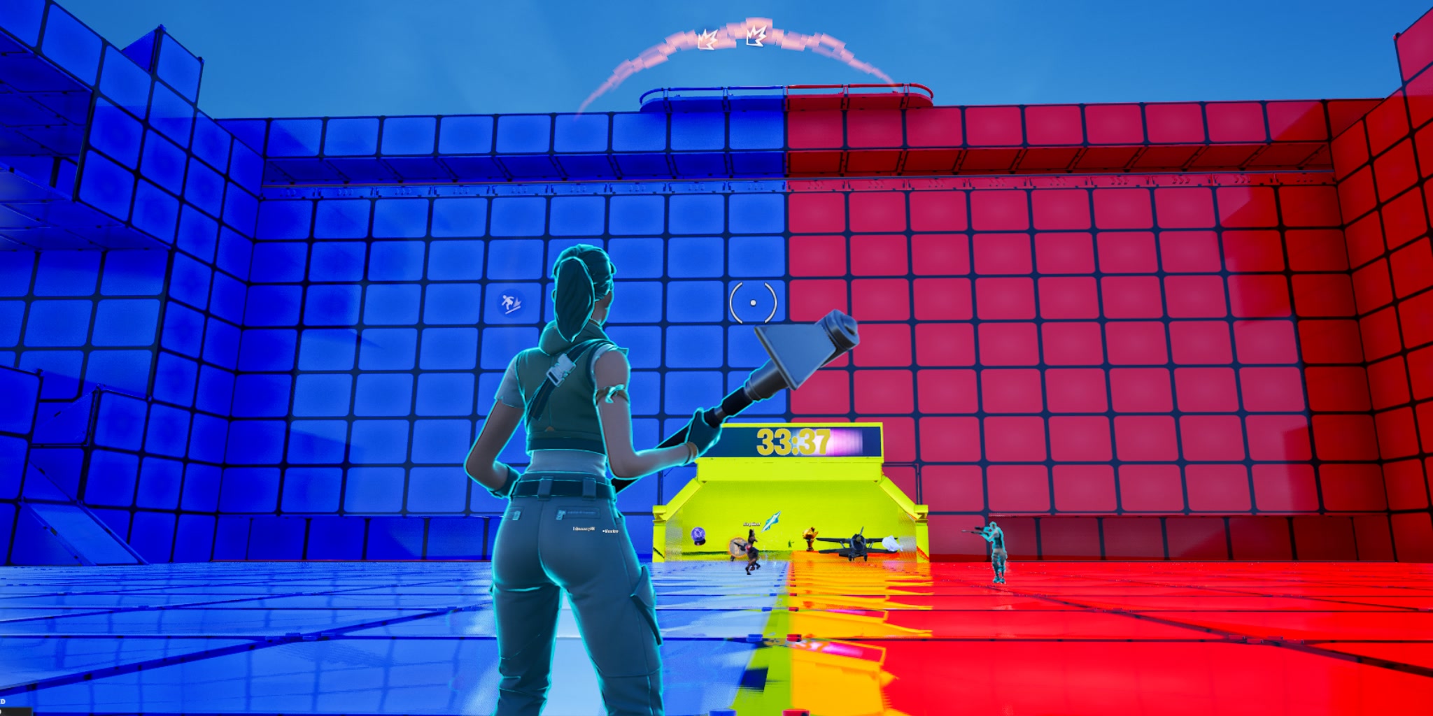 CRAZY GRAVITY 🔴🔵RED VS BLUE 6157-9668-0907 by alcystudio - Fortnite ...