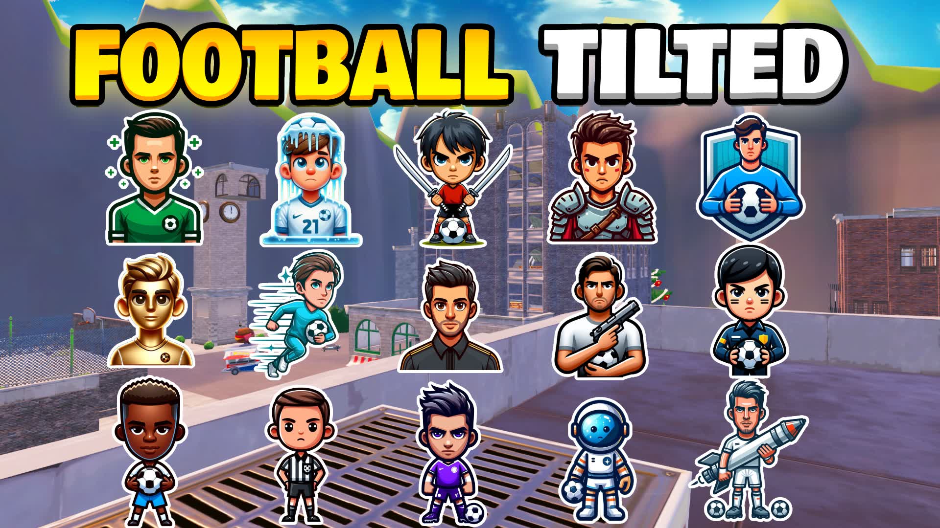FOOTBALL TILTED ZONE WARS ⭐ 8347-1774-2250 by adamqoo - Fortnite ...