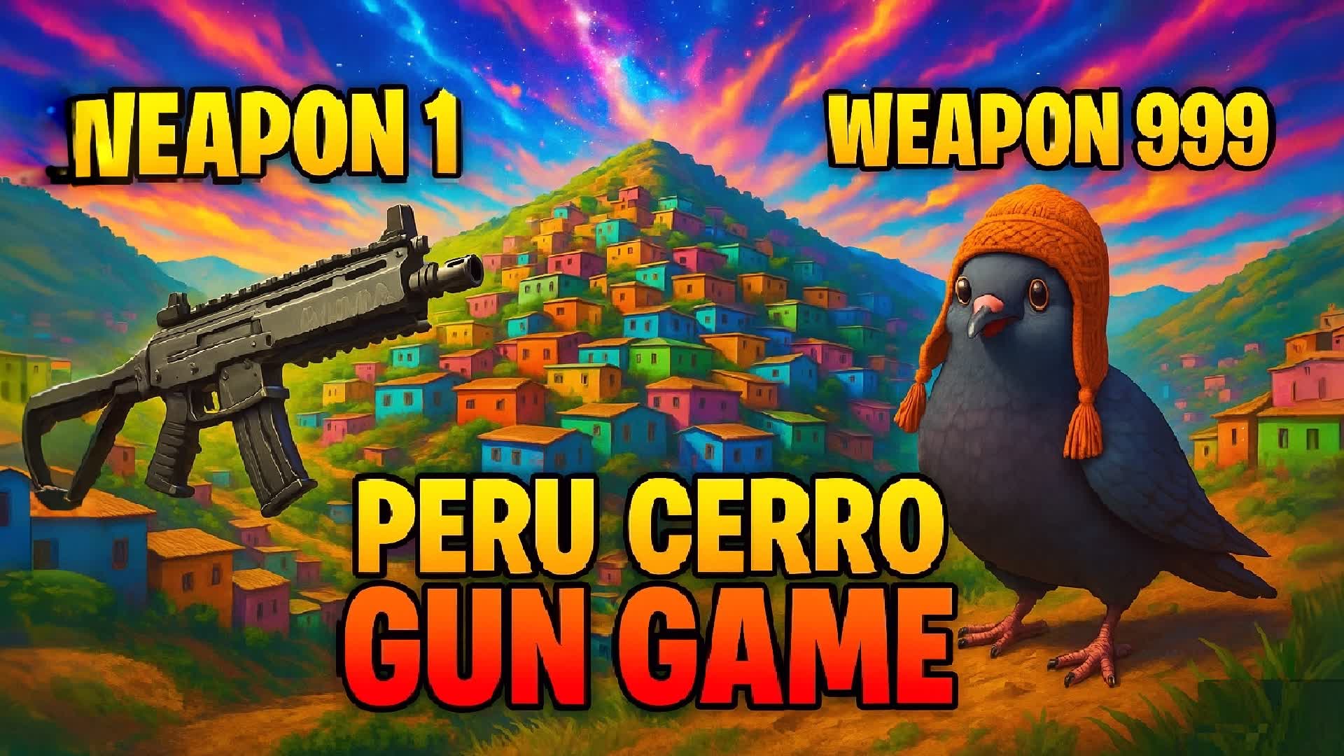 PERU CERRO GUN GAME 🔫ONE SHOT 🎯 9796-9771-7850 by sirghost - Fortnite