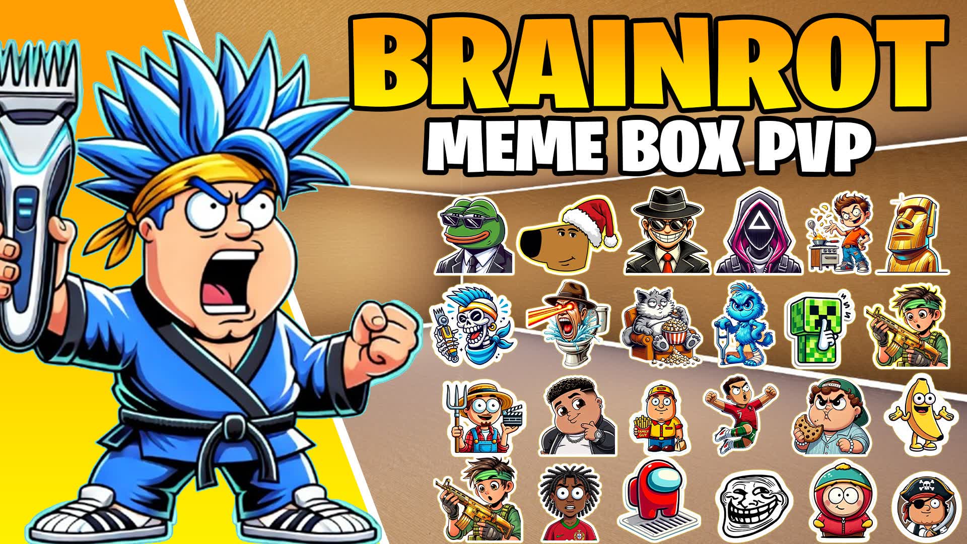 😂 BRAINROT MEME BOXFIGHTS 📦 1751-9039-8393 par stormwave - Fortnite