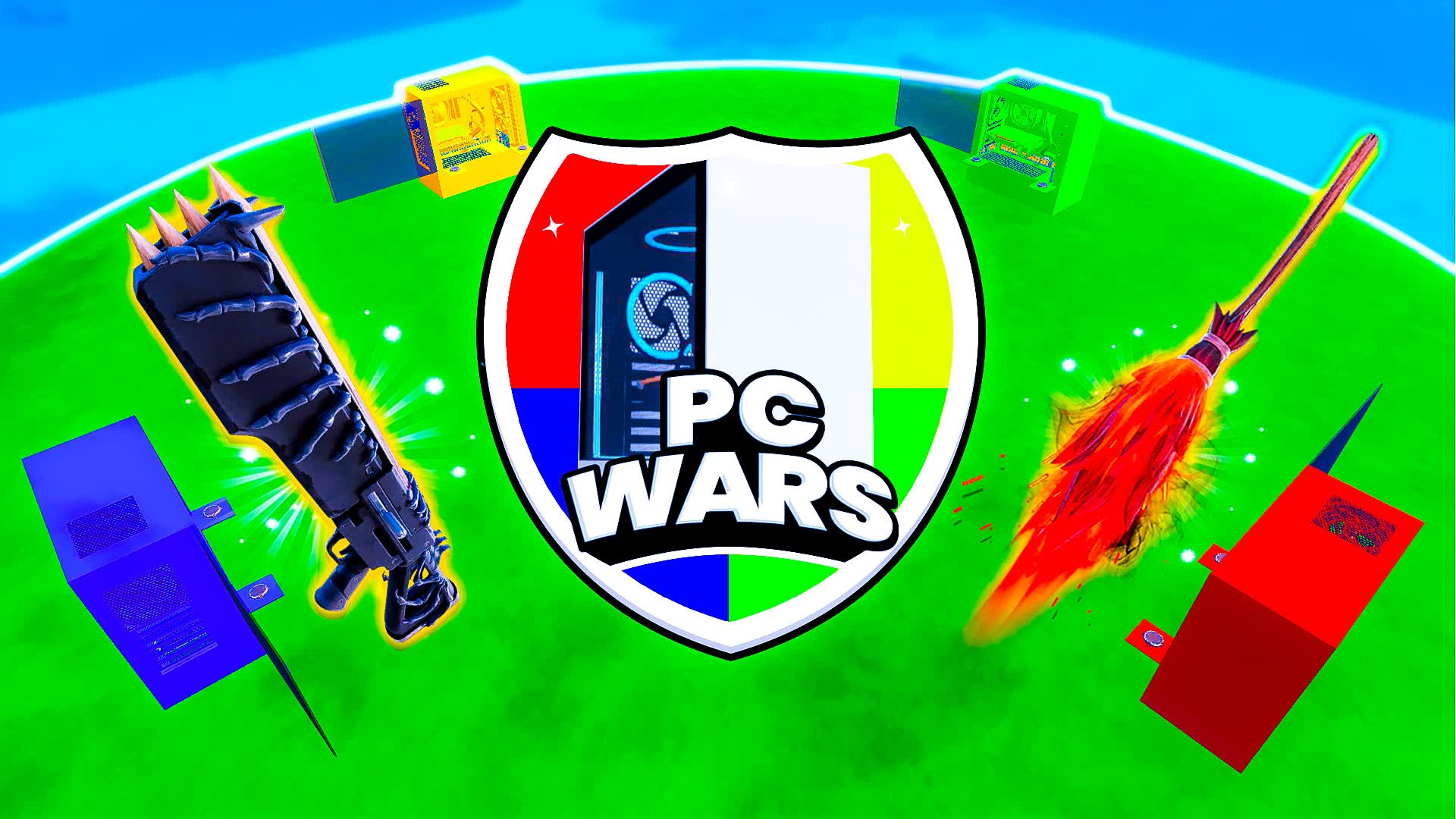 🖥️ PC WARS 🌀 6186-5120-8933 by moja - Fortnite Creative Map Code ...