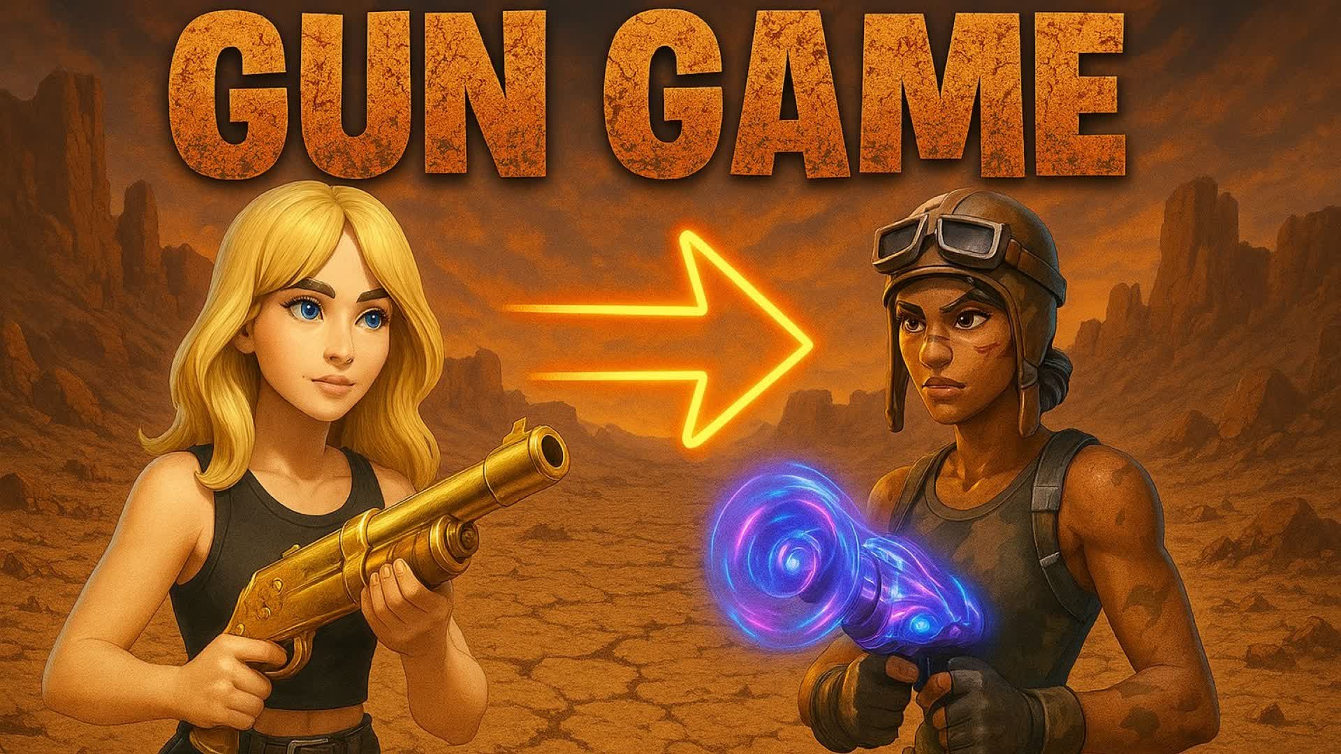 Wasteland War Gun Game 3428-8944-1979 by juneaugust - Fortnite Creative ...