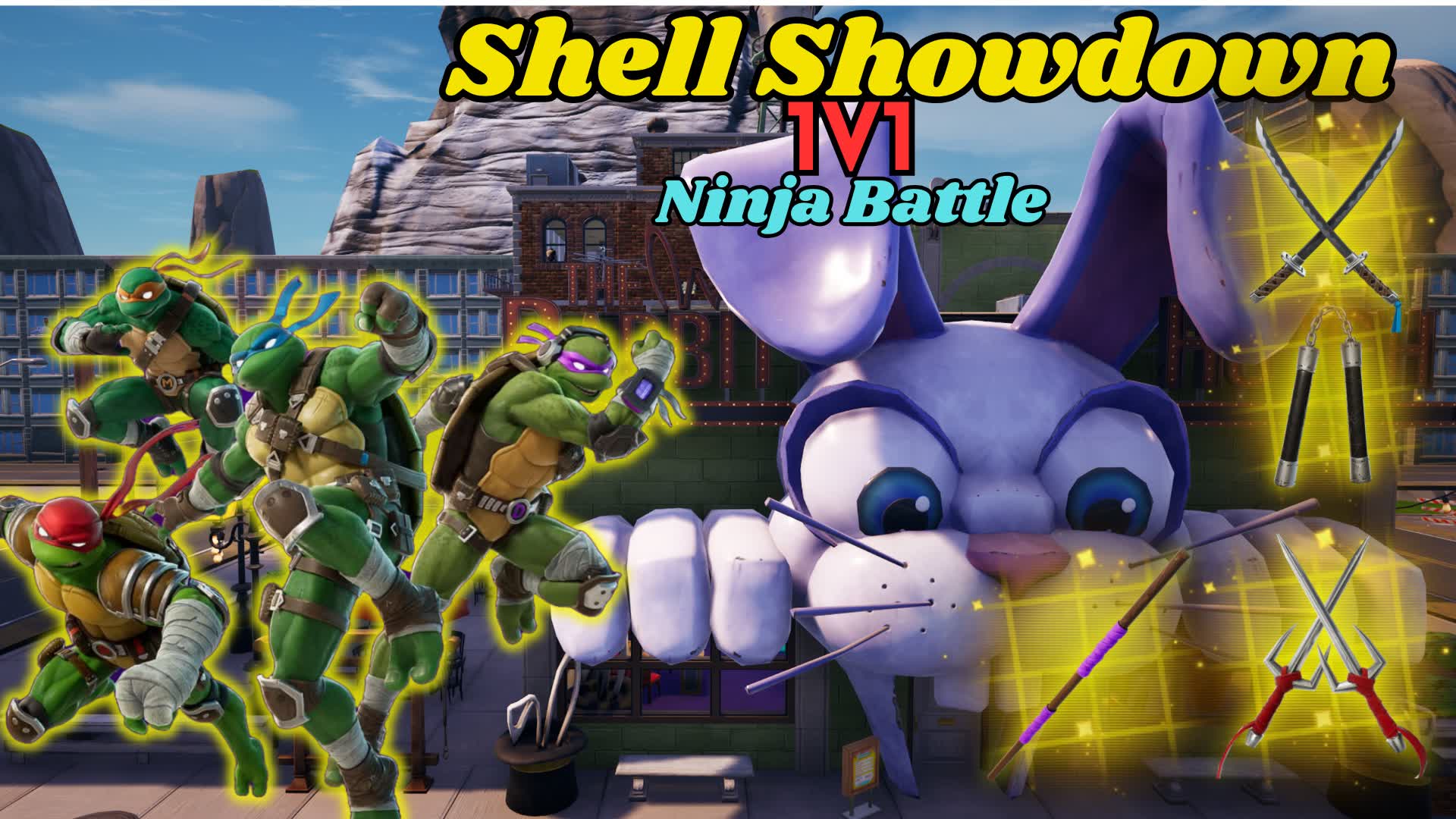 TMNT Shell Showdown: 1v1 Ninja Battle 9788-0804-5160 par root - Fortnite