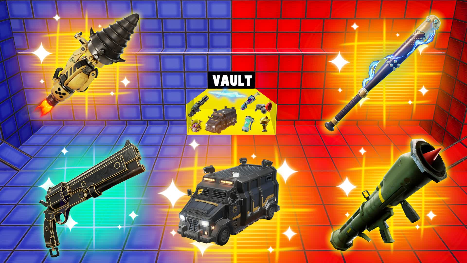 سوبر ريد مقابل أزرق 8862-5348-1053 من ابتكار mikep - Fortnite