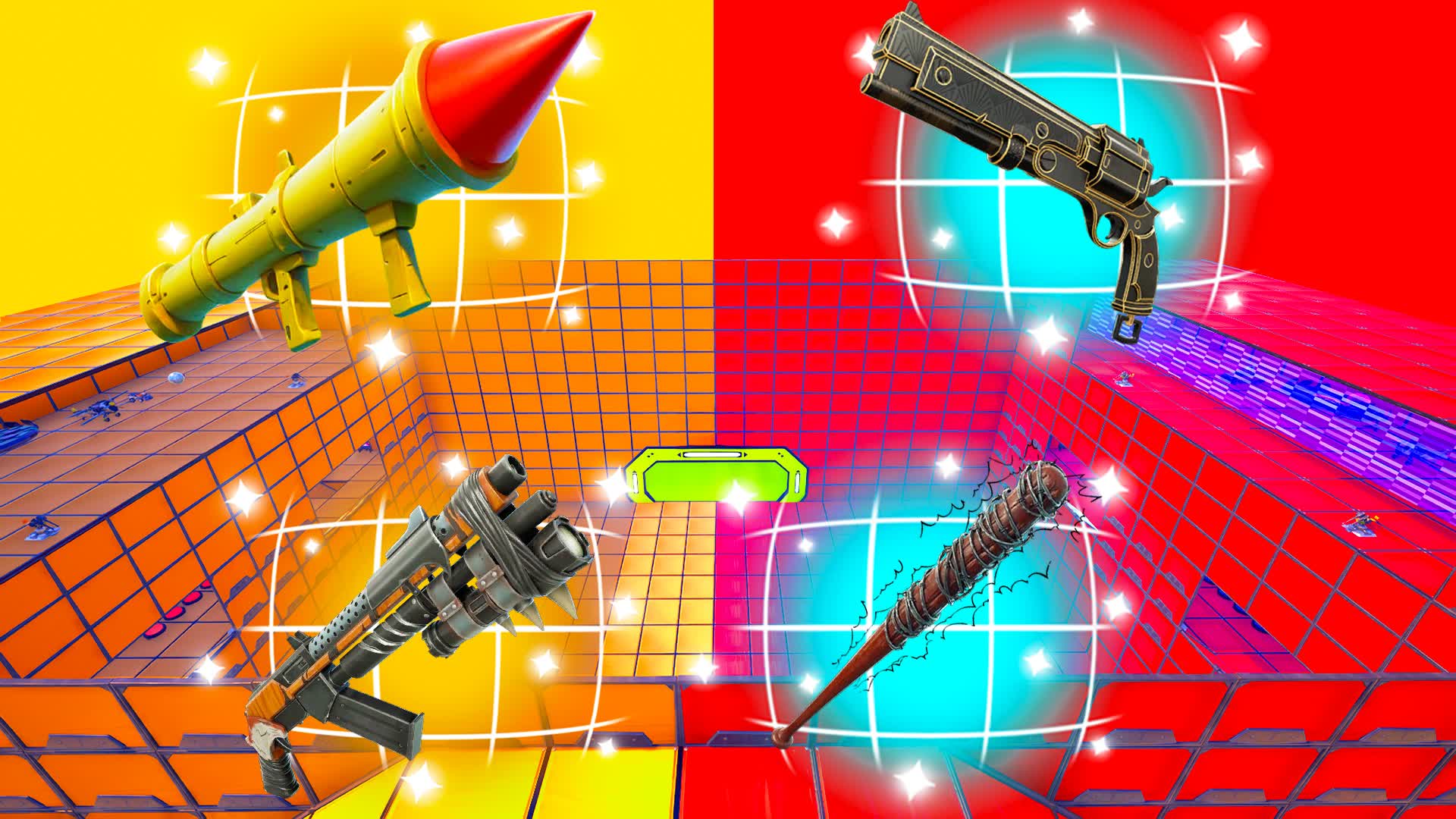 CRAZY RED VS ORANGE 🔴🟠 0022-5337-8086 by apfel - Fortnite