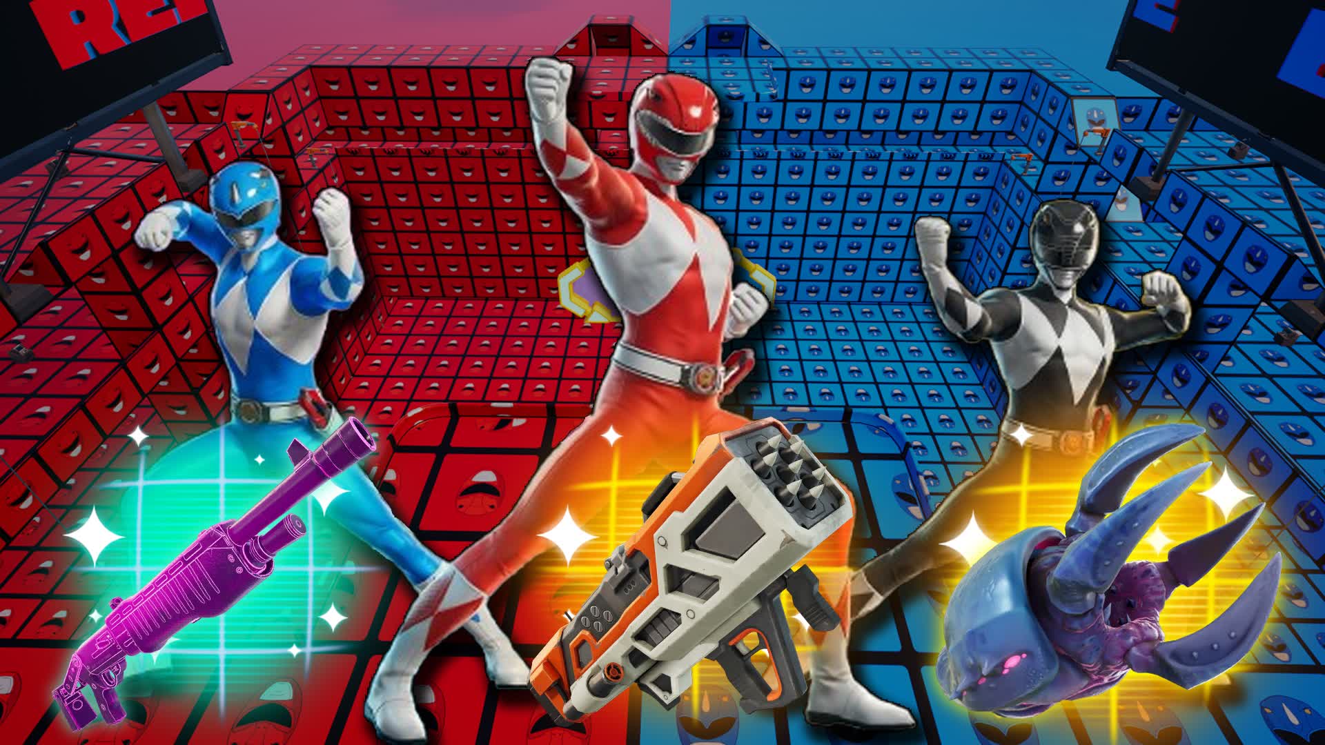 RANGERS RED VS BLUE 🔴🔵 1876-4522-7290 by tunietohd - Fortnite Creative ...